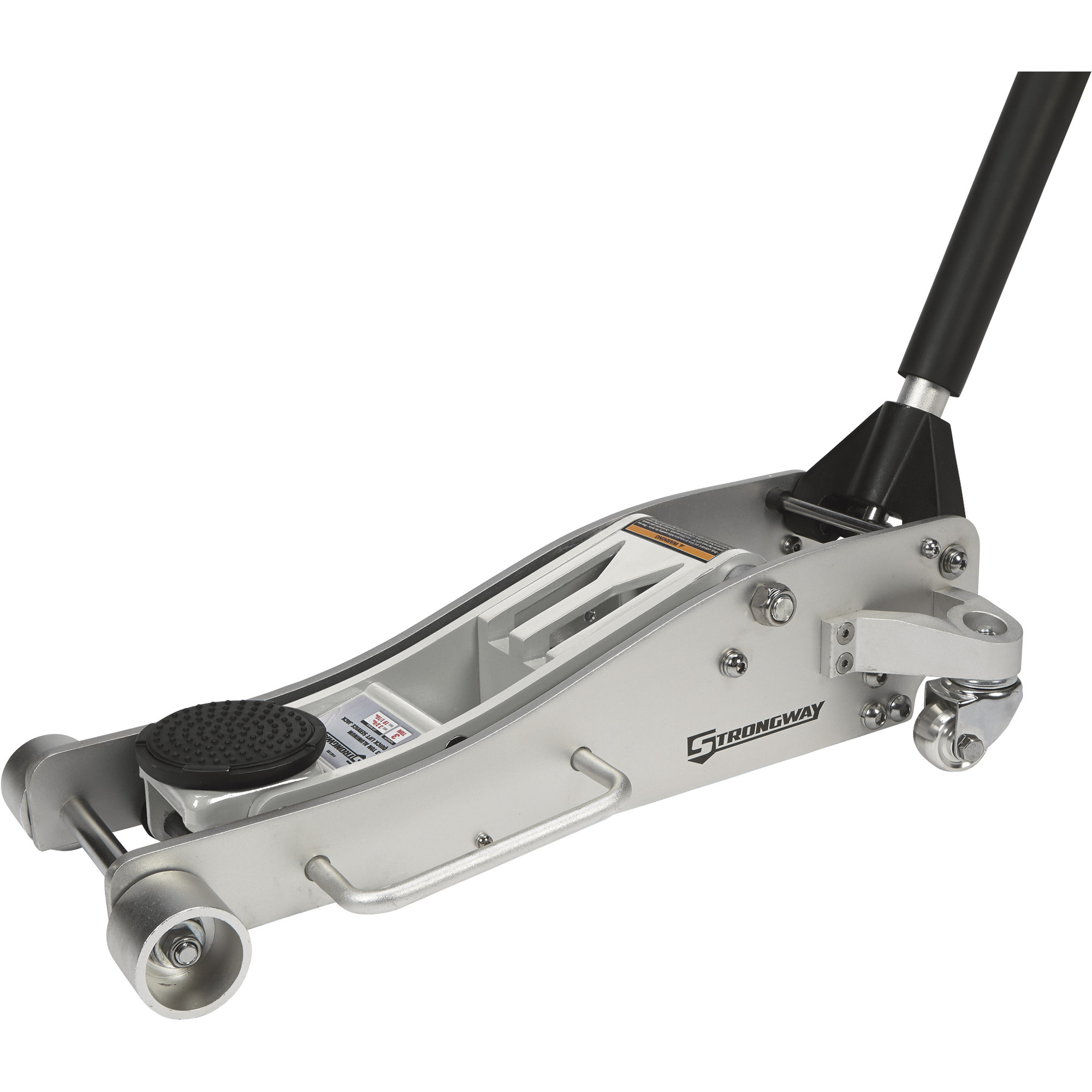 Strongway 3-Ton Aluminum Hydraulic Quick Lift Low-Profile Service Floor ...