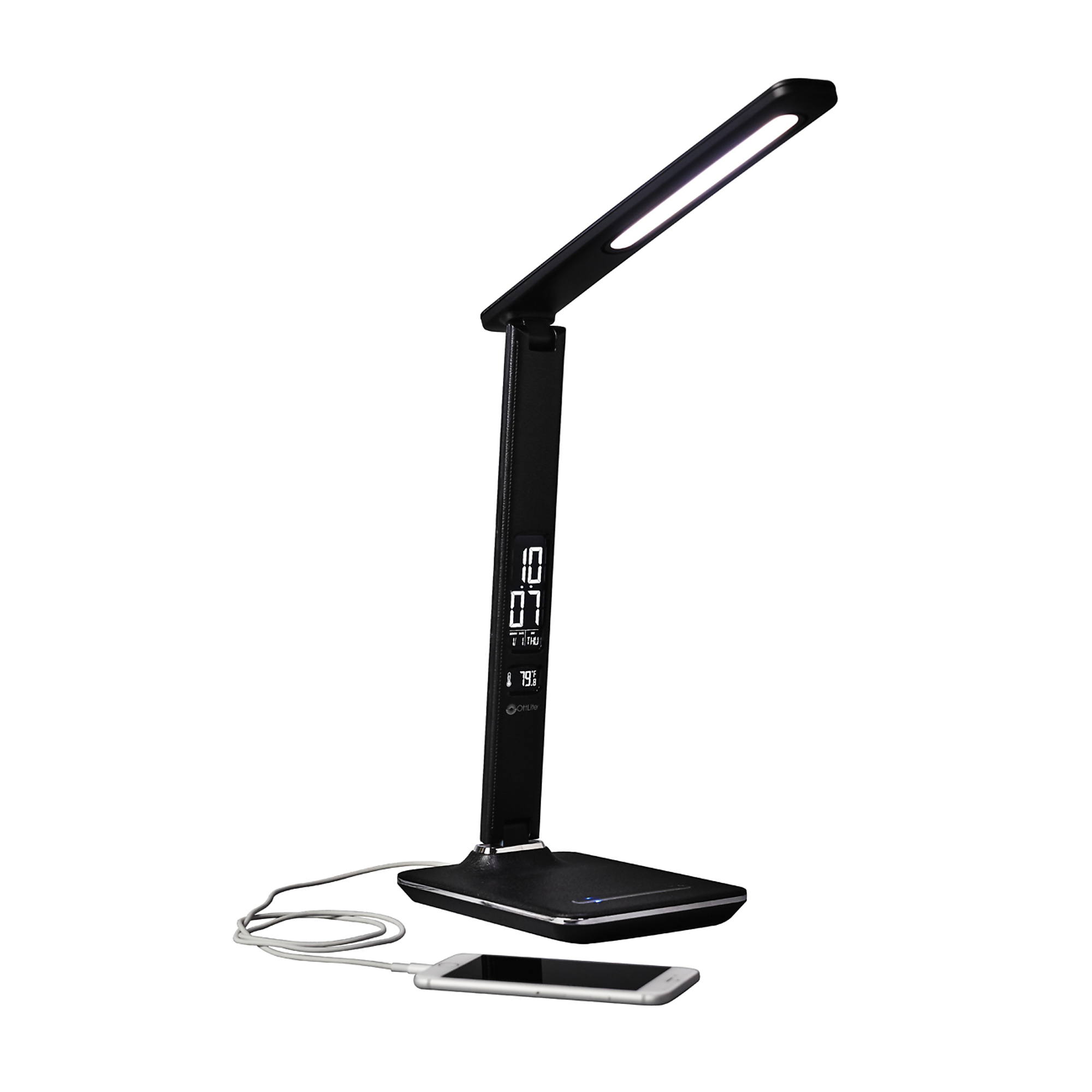 Ottlite, OttLite Renew LED Desk Lamp, Black, Power Source Corded ...