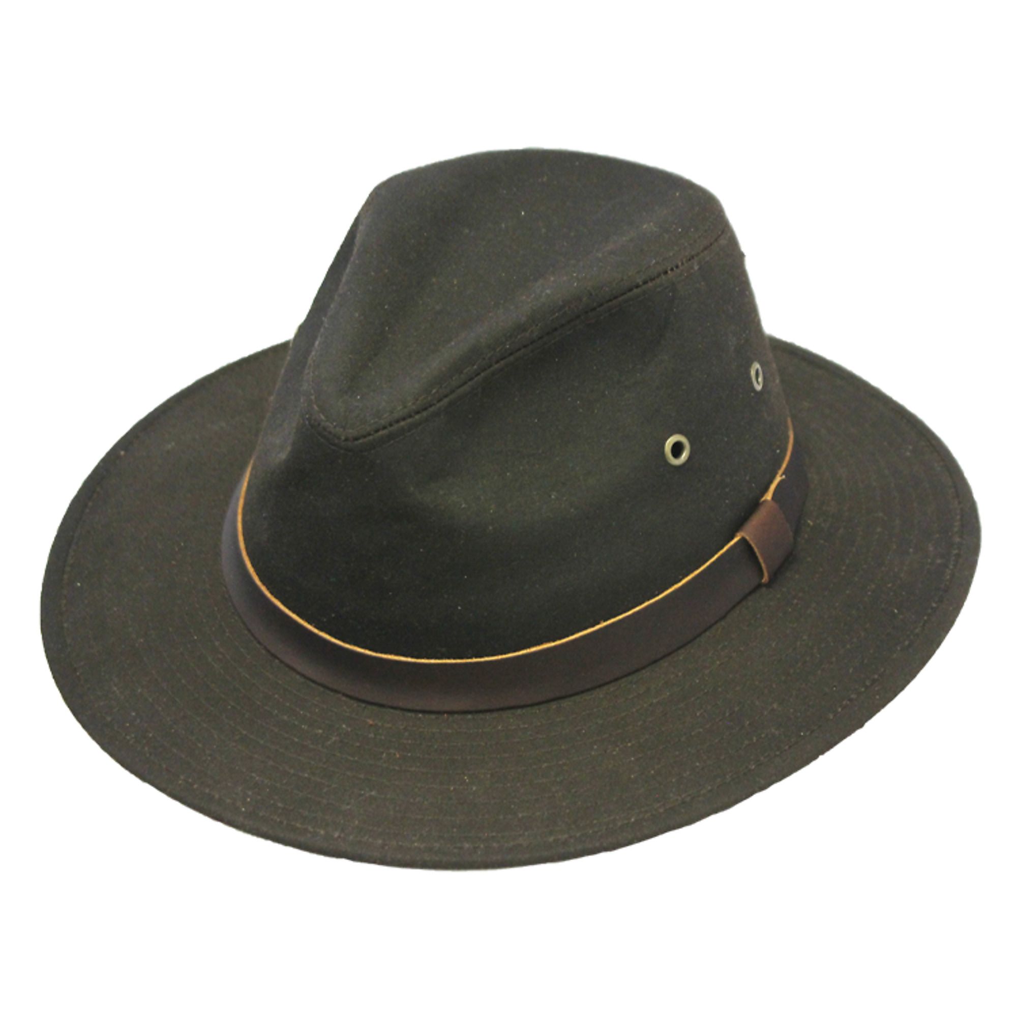 Henschel Hat Company, Lisbon Hat, Waxed, Size XL, Color Brown, Hat ...