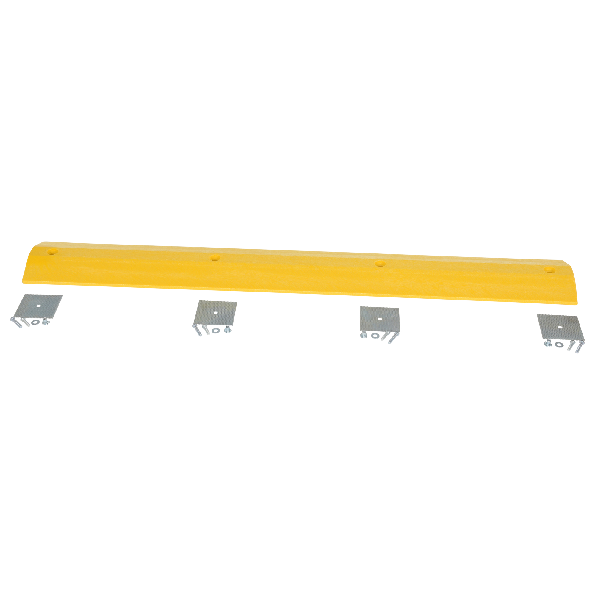 Vestil Plastic Speed Bump - 72in. Length, 2in. Height, Recycled Plastic ...
