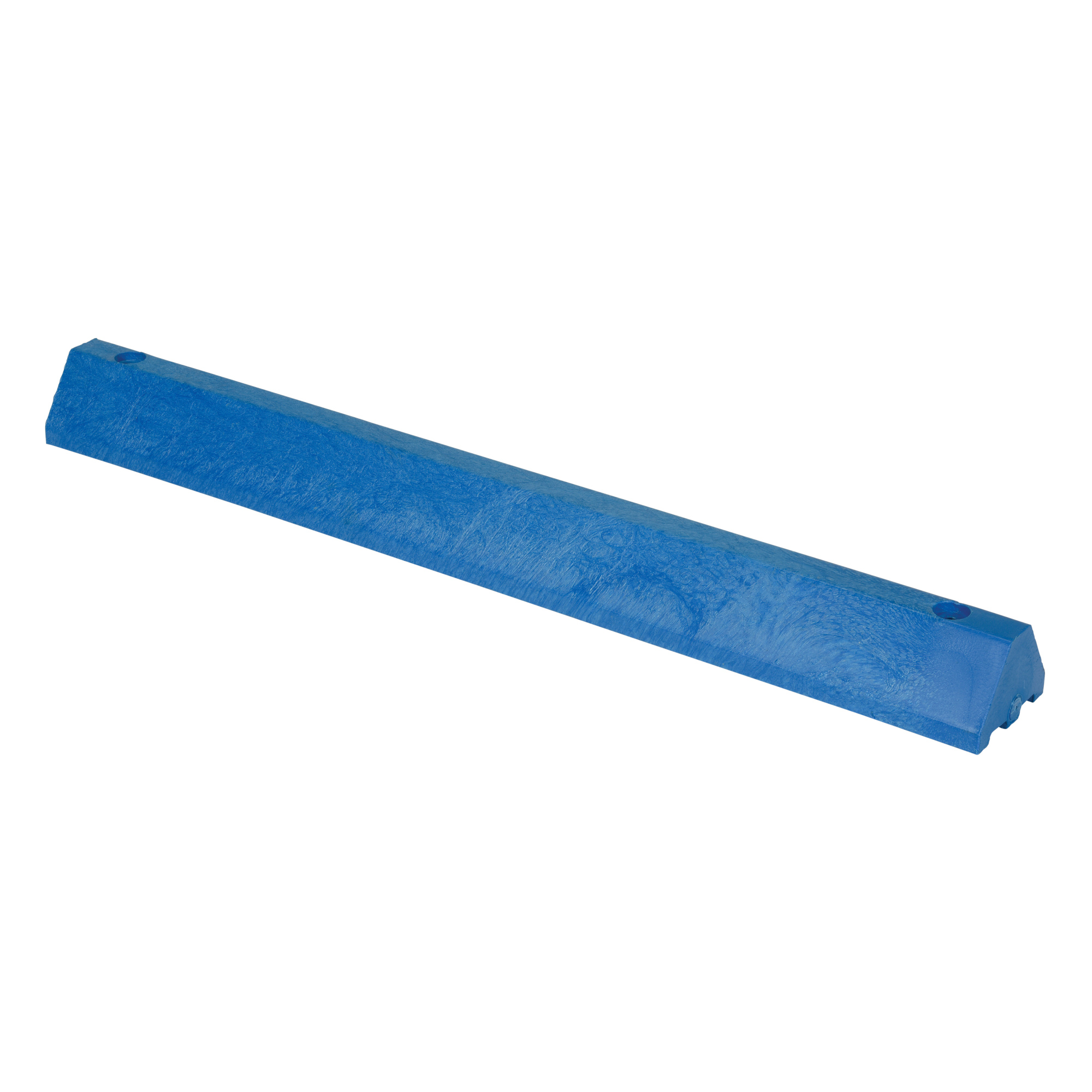 Vestil, 48in. Recycled plastic car stop blue, Length 48 in, Height 4 in ...