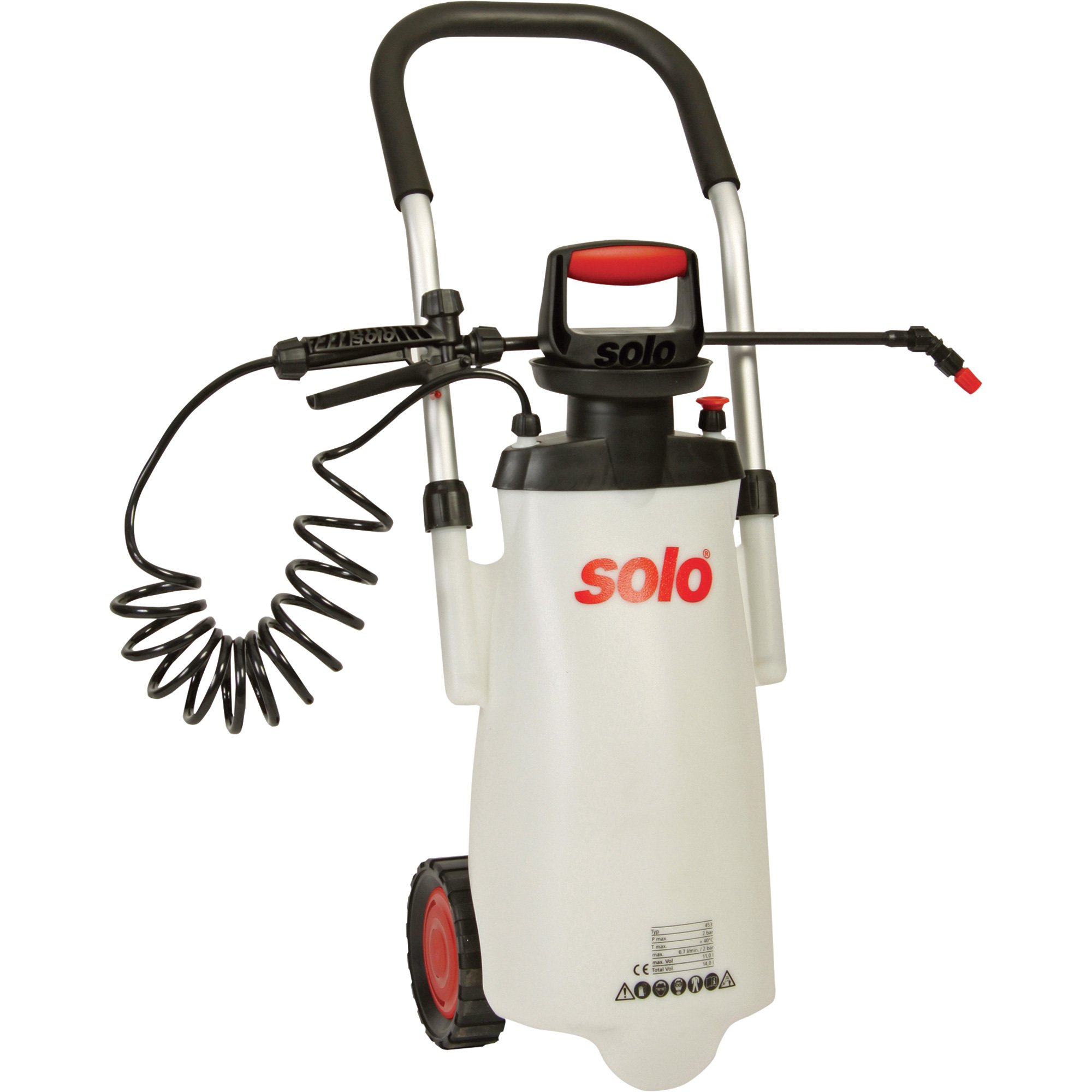 Solo Trolley Sprayer — 3-Gallon Capacity, 30 PSI, Model# 453 | Northern ...