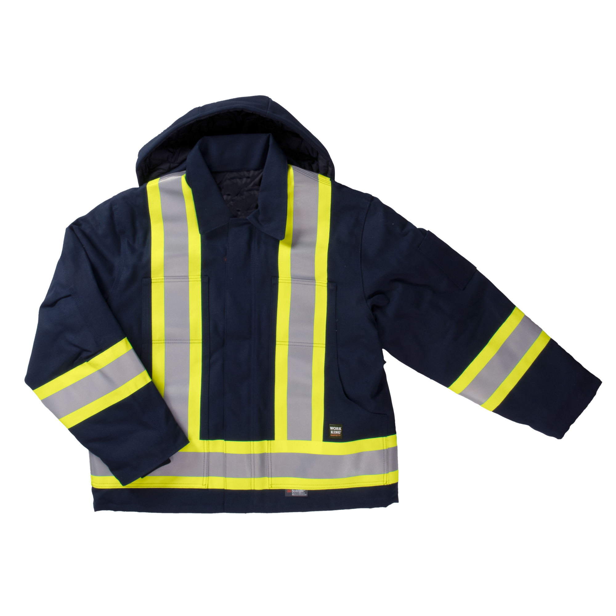 Tough Duck, Duck Safety Jacket, Size XL, Color NAVY, Model# S45711-NAVY ...