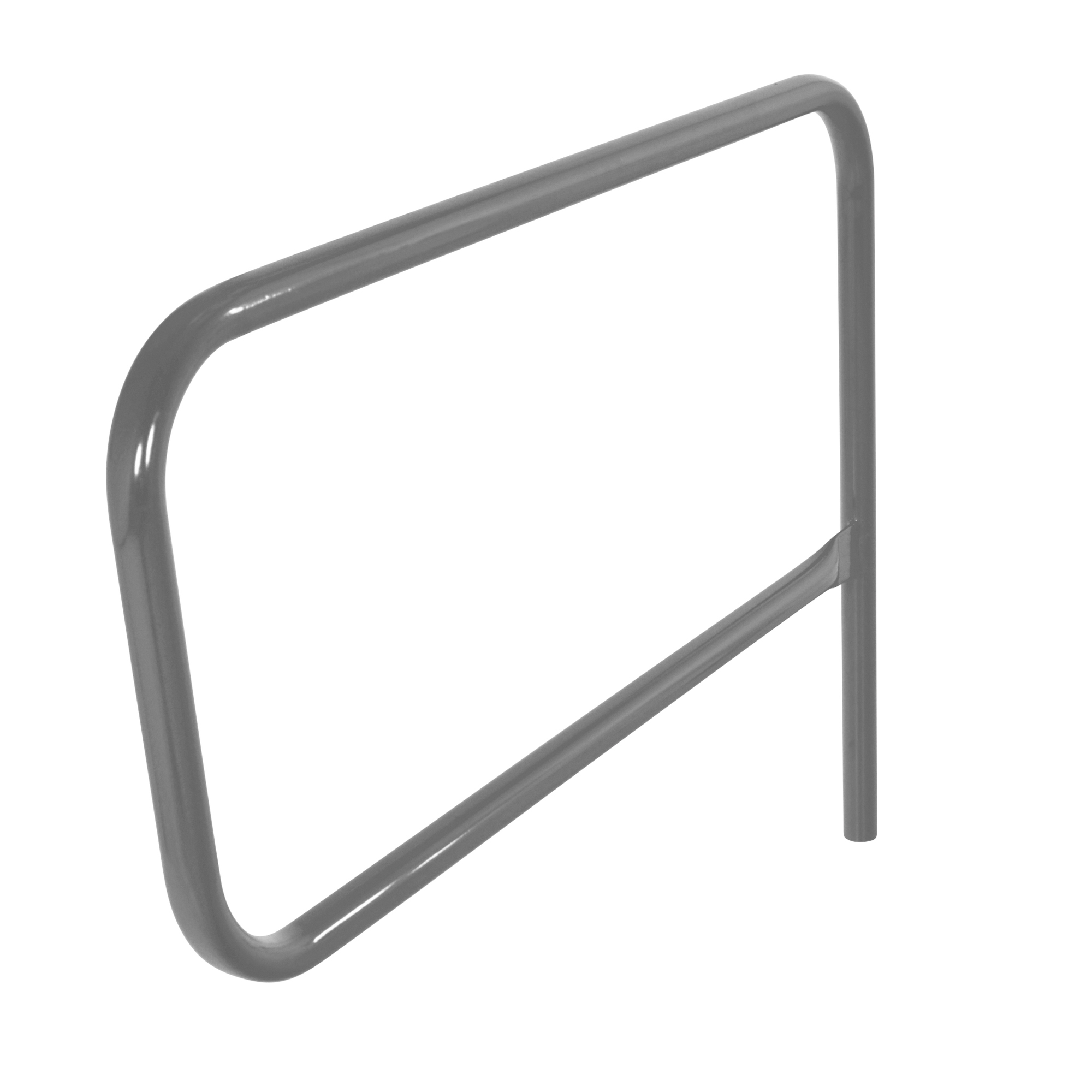 Vestil, gray pipe safety railing gate-p shaped 48x36 Length 56.813 in ...