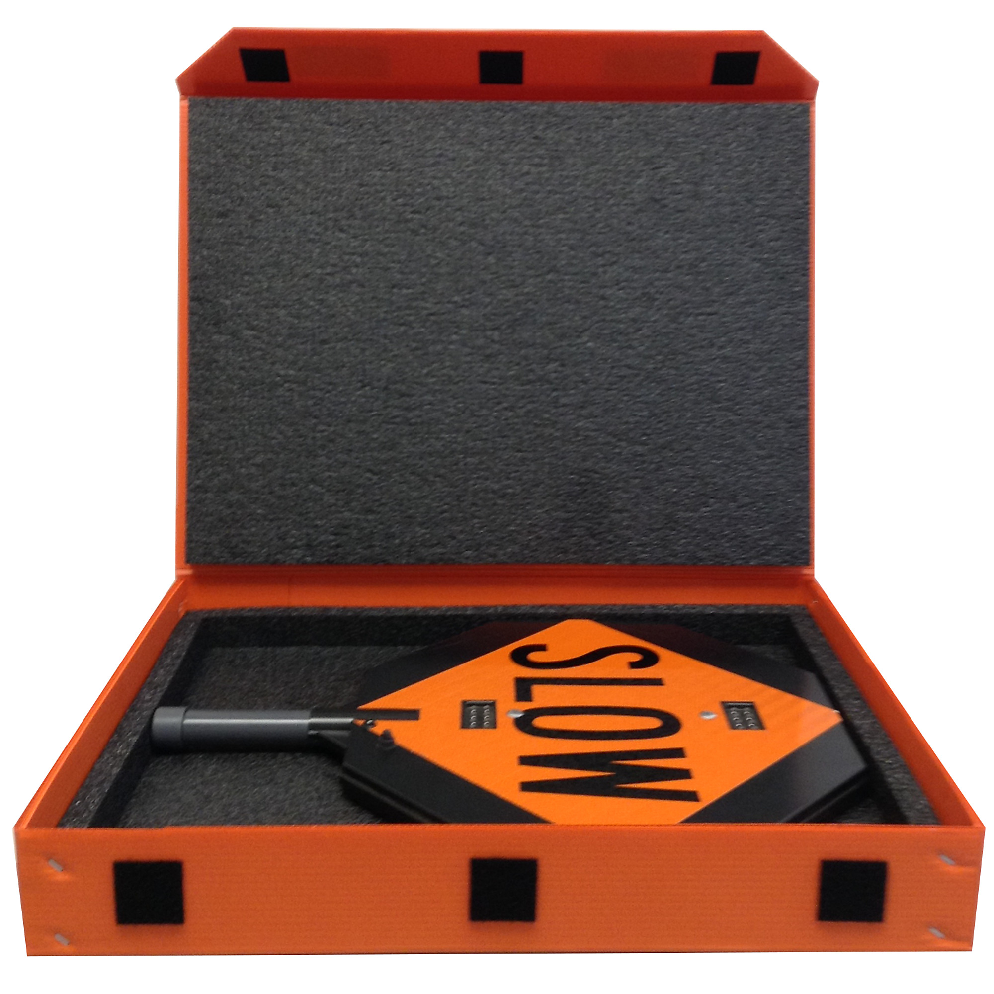 Eastern Metal Hard Case for Visual Alert 24in., Orange, Model# VA-24 ...