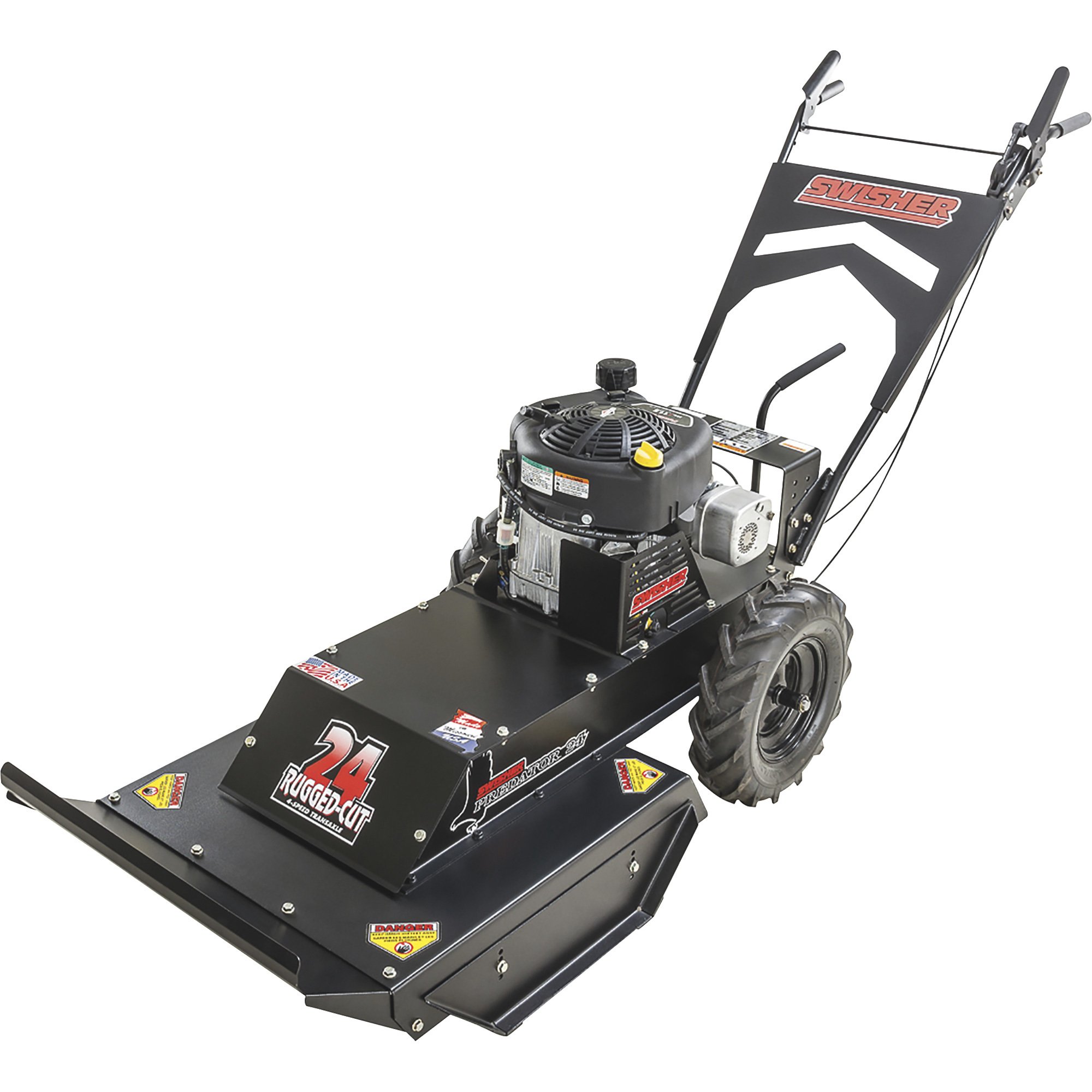 Swisher Predator Self-Propelled Push Rough Cut Lawn Mower — 344cc ...