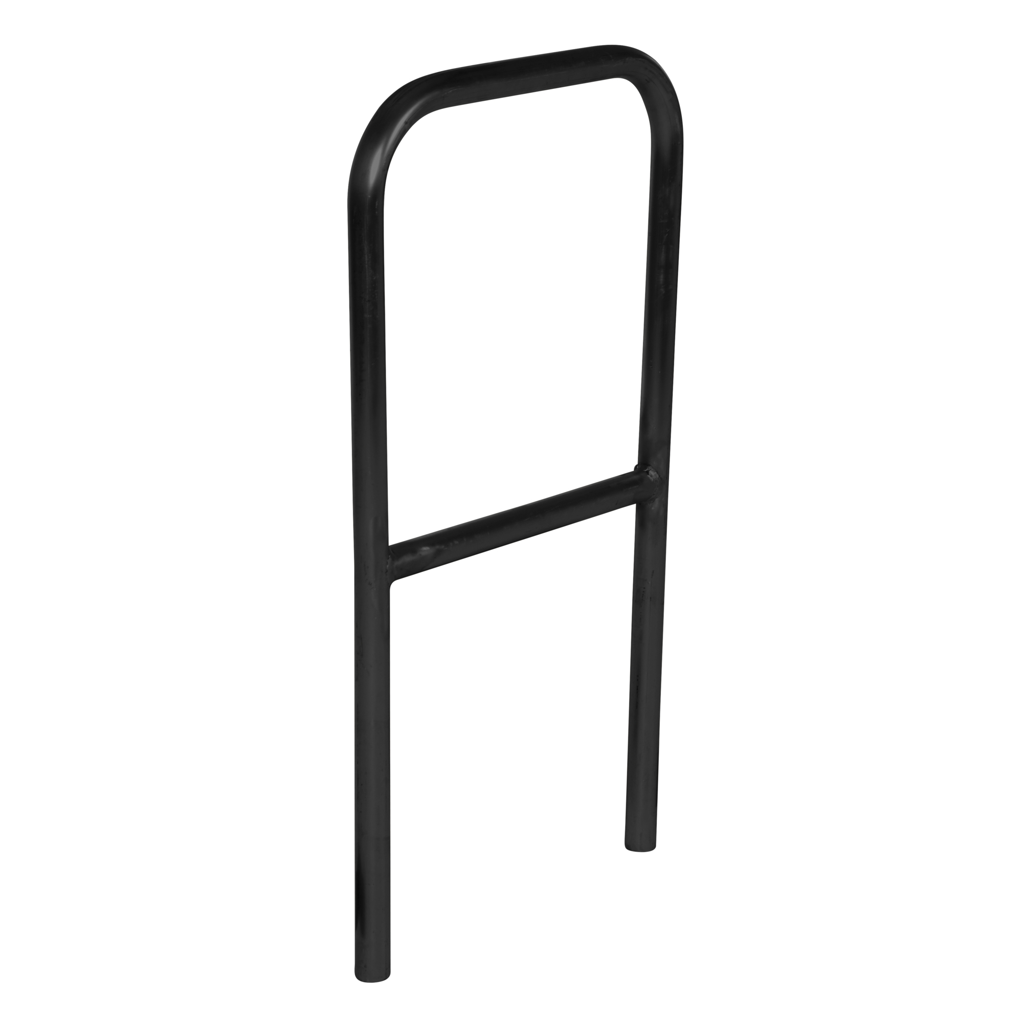 Vestil, Steel safety railing 2ft. length black, Length 24 in, Model ...