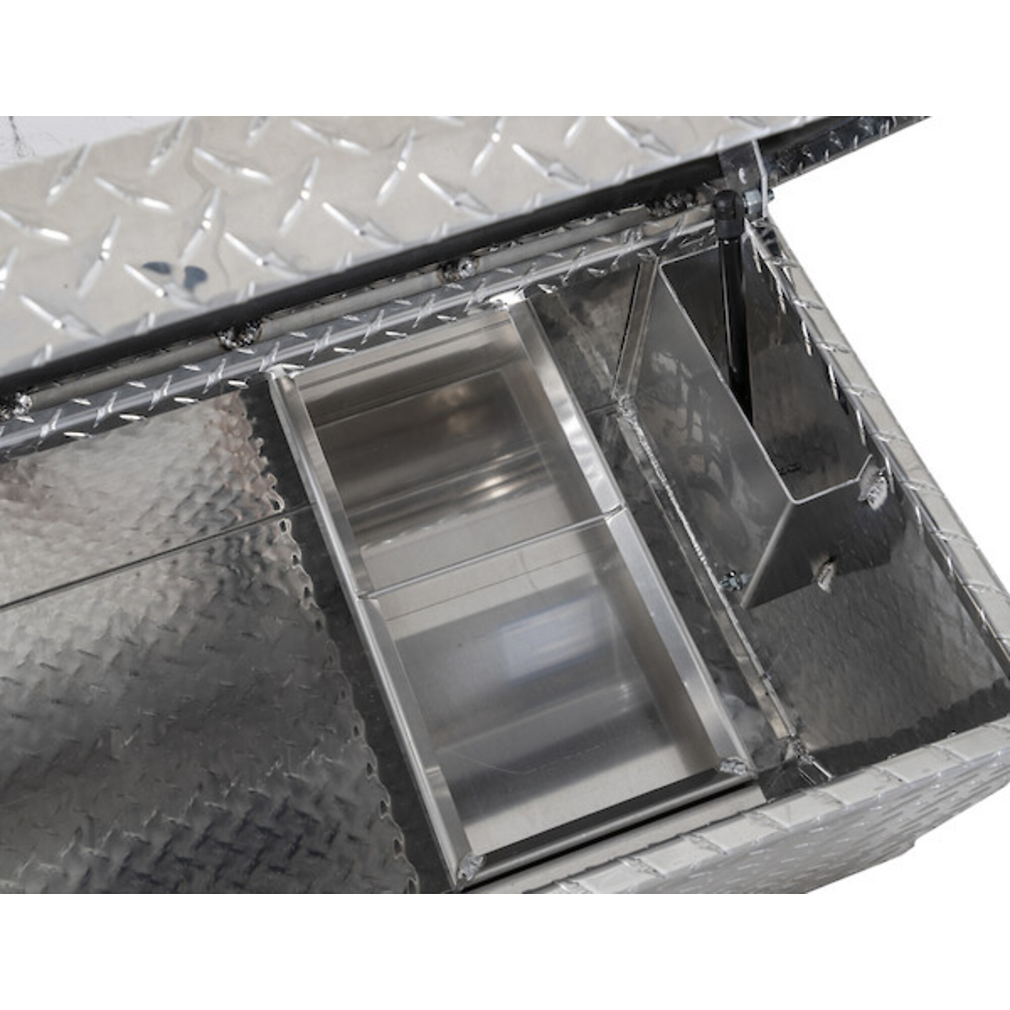 Buyers Products All-Purpose Chest, 55in. Aluminum, Diamond Plate Silver ...