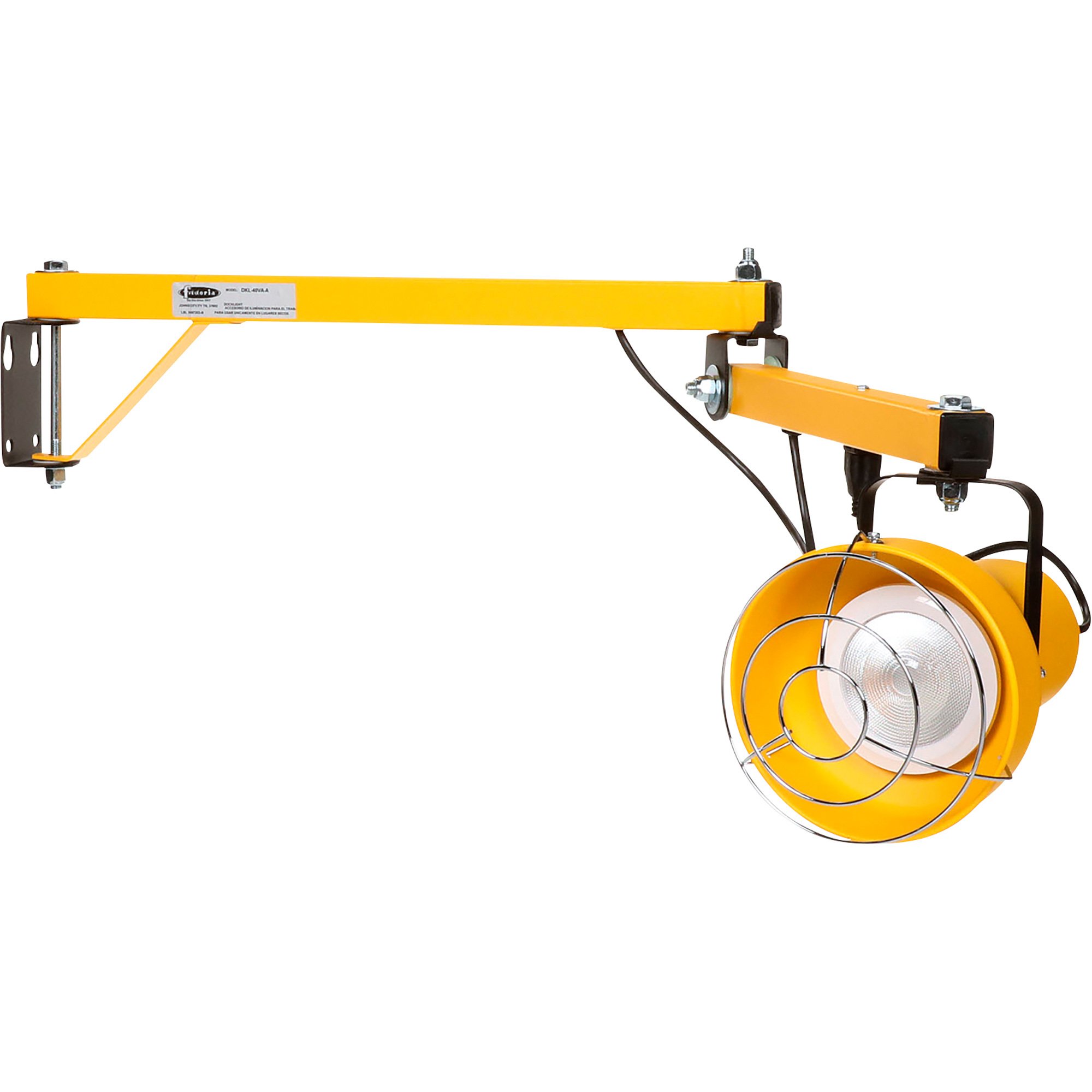 Fostoria Loading Dock Light Head with 40in. Dock Arm Assembly — LED, 12 ...