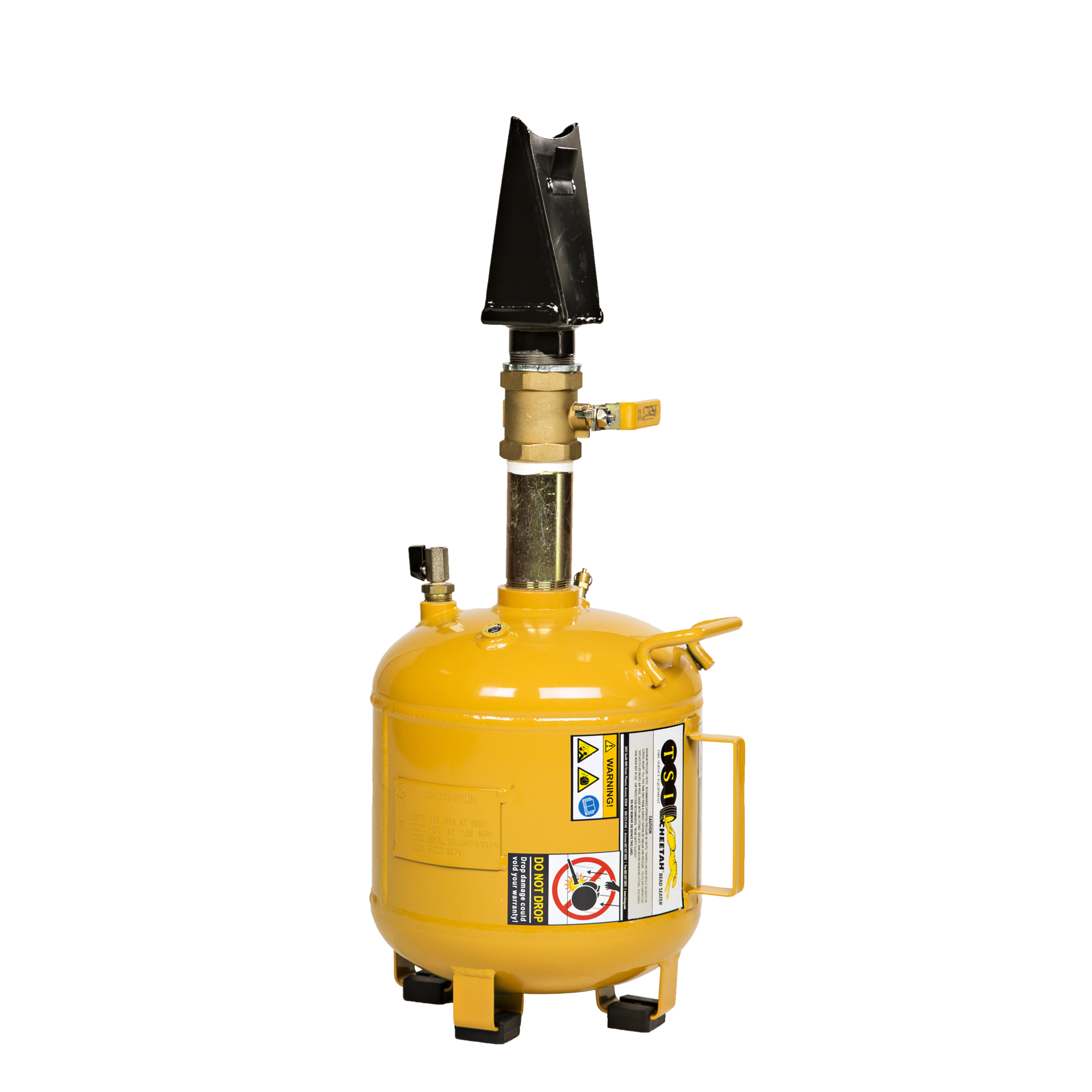 TSI Bead Seater, 5 Gallon, 2in. Discharge Valve, ASME, Model# BS-07 ...