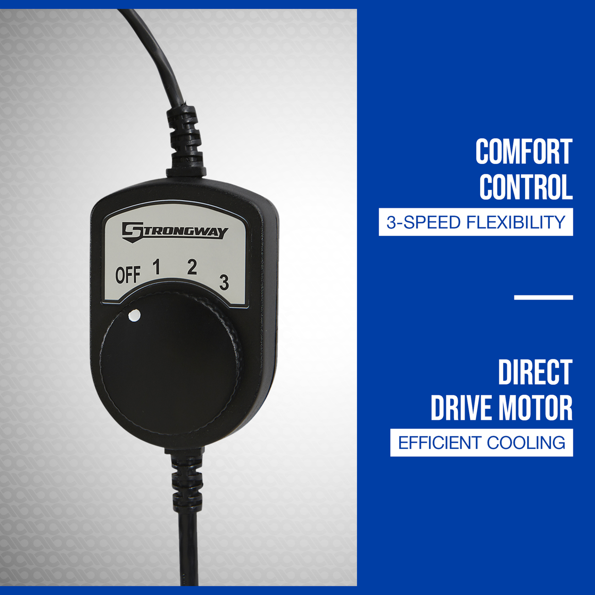 Strongway 20in. Oscillating Wall-Mount Fan, 3600 CFM 840321737267| eBay