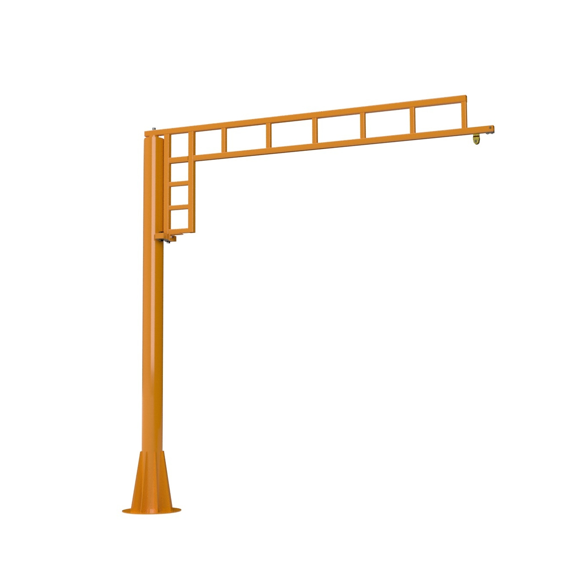 Caldwell, Foundationless Jib Crane Kit, Mount Type Floor, Capacity 250 ...