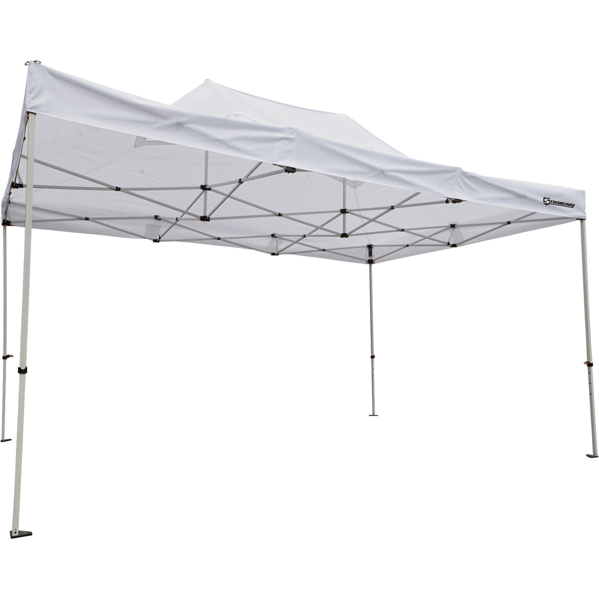 Strongway Commercial-Grade Canopy — 10ft. x 15ft., Straight Leg, White ...