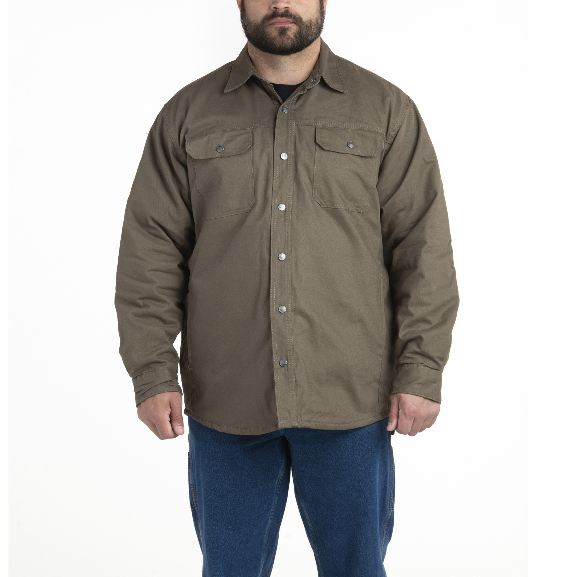 Berne Apparel, Caster Shirt Jacket, Size L, Color Sage, Model# SH67 ...