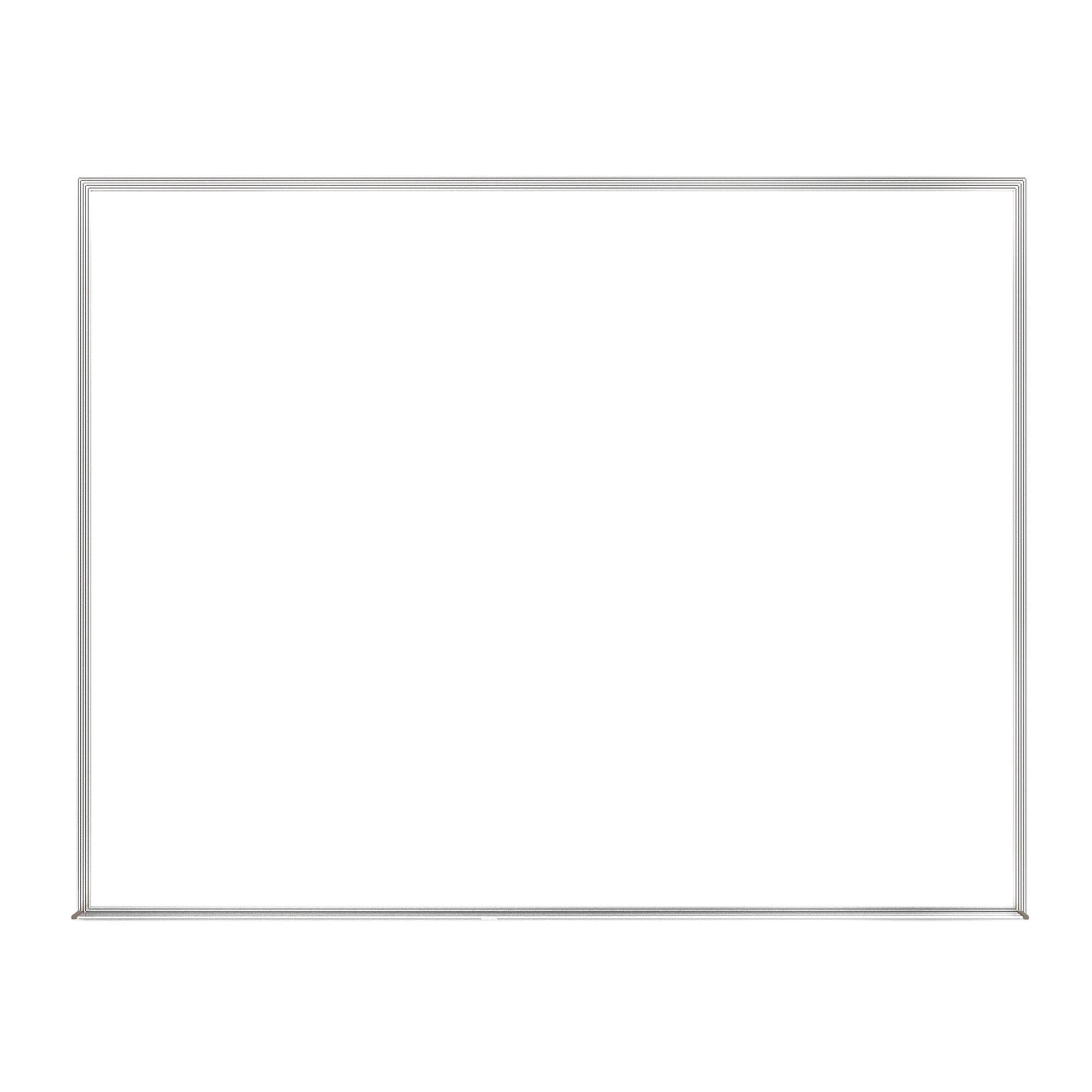 Ghent, 36.0in. x 46.5in. Aluminum Frame Non-Mag. Whiteboard, Color ...