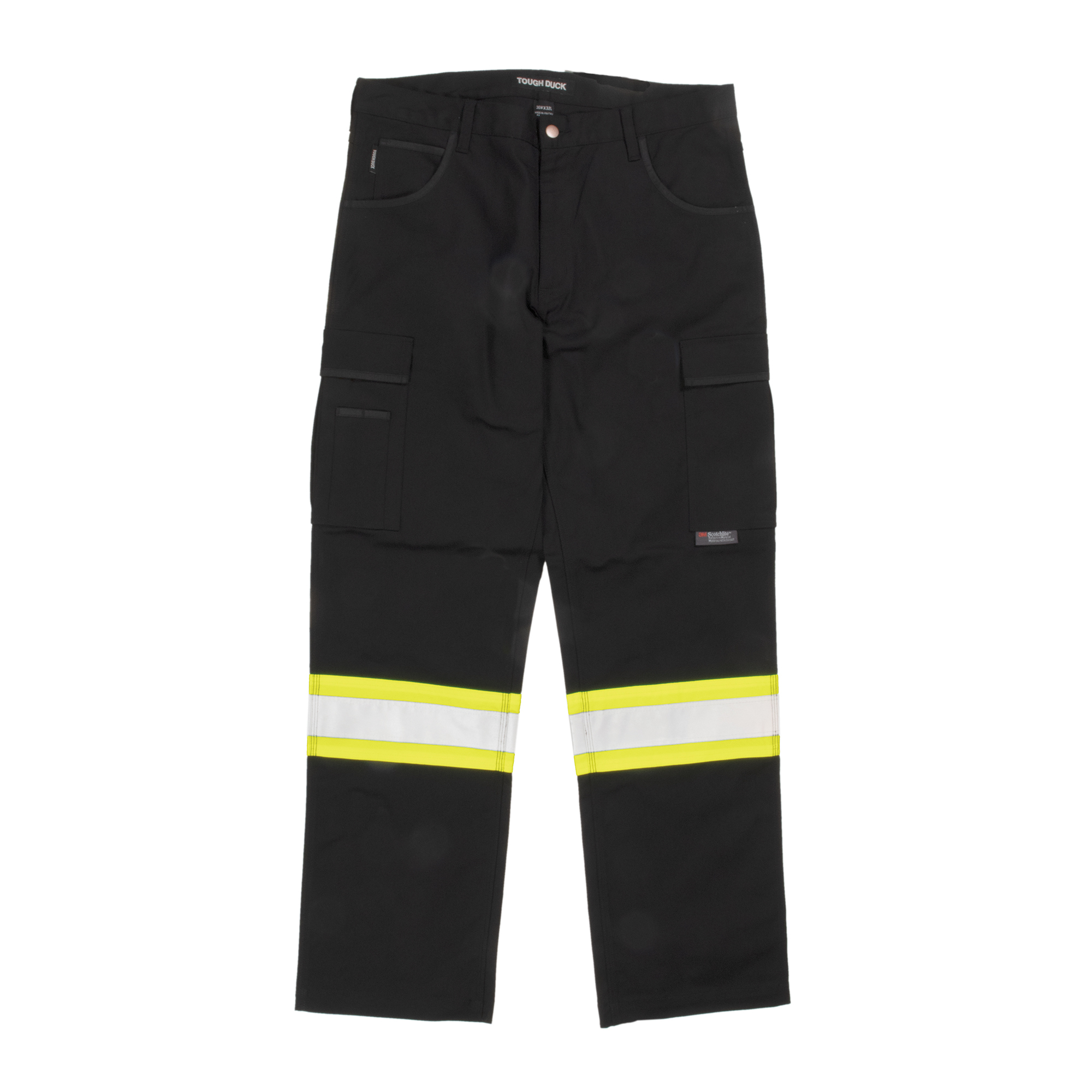 Tough Duck, Flex Twill Safety Cargo Pant, Waist 28 in, Inseam 30 in ...