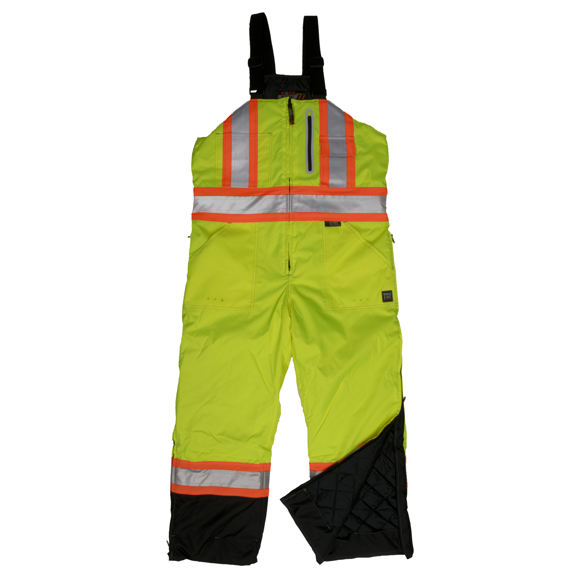 Tough Duck, Insulated Ripstop Safety Overall, Size L, Color Fluorescent ...