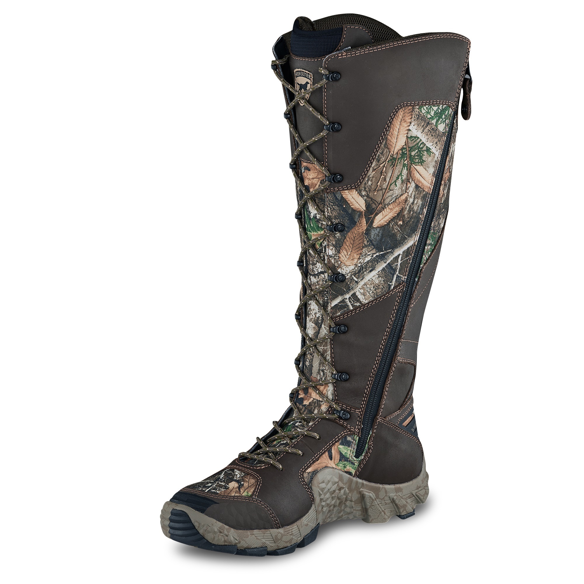Irish Setter Hunt VaprTrek 17 in. Side-Zip Waterproof Snake Boot ...