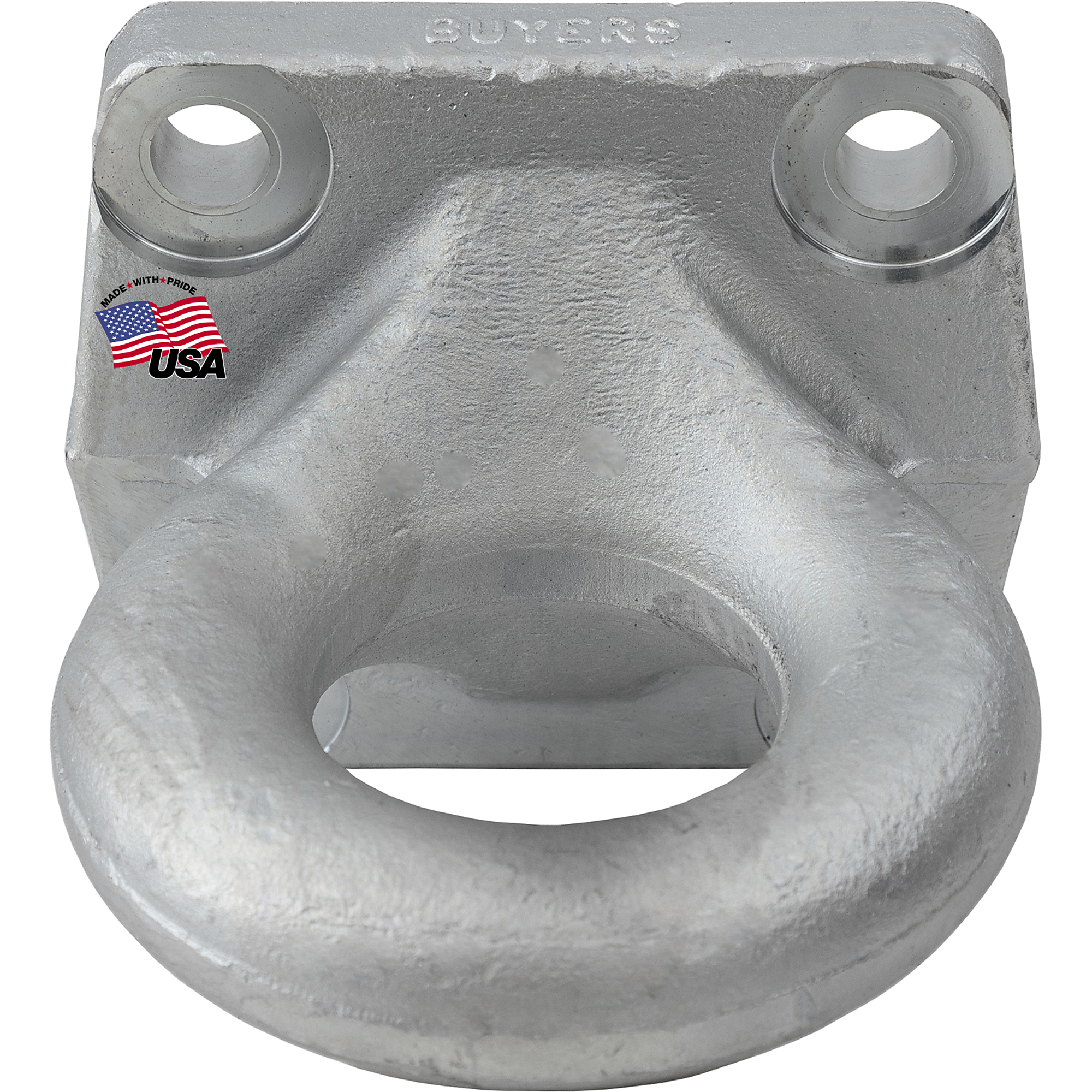 Buyers Products, 3in. I.D. Heavy-Duty Forged 4-Bolt Mount Drawbar ...