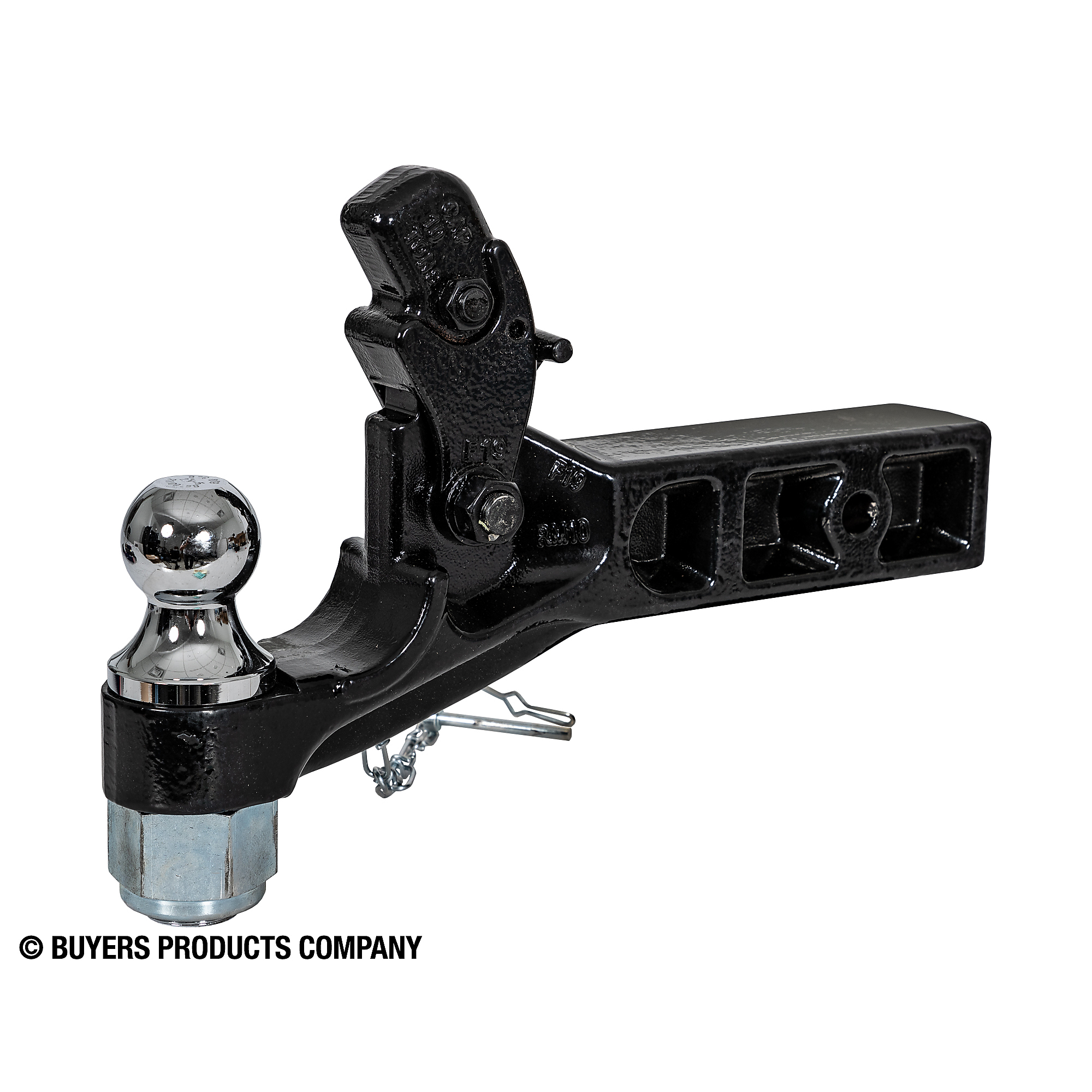 Buyers Products, 10 Ton Combination Hitch,2-1/2in. Receiver,2in. Ball ...