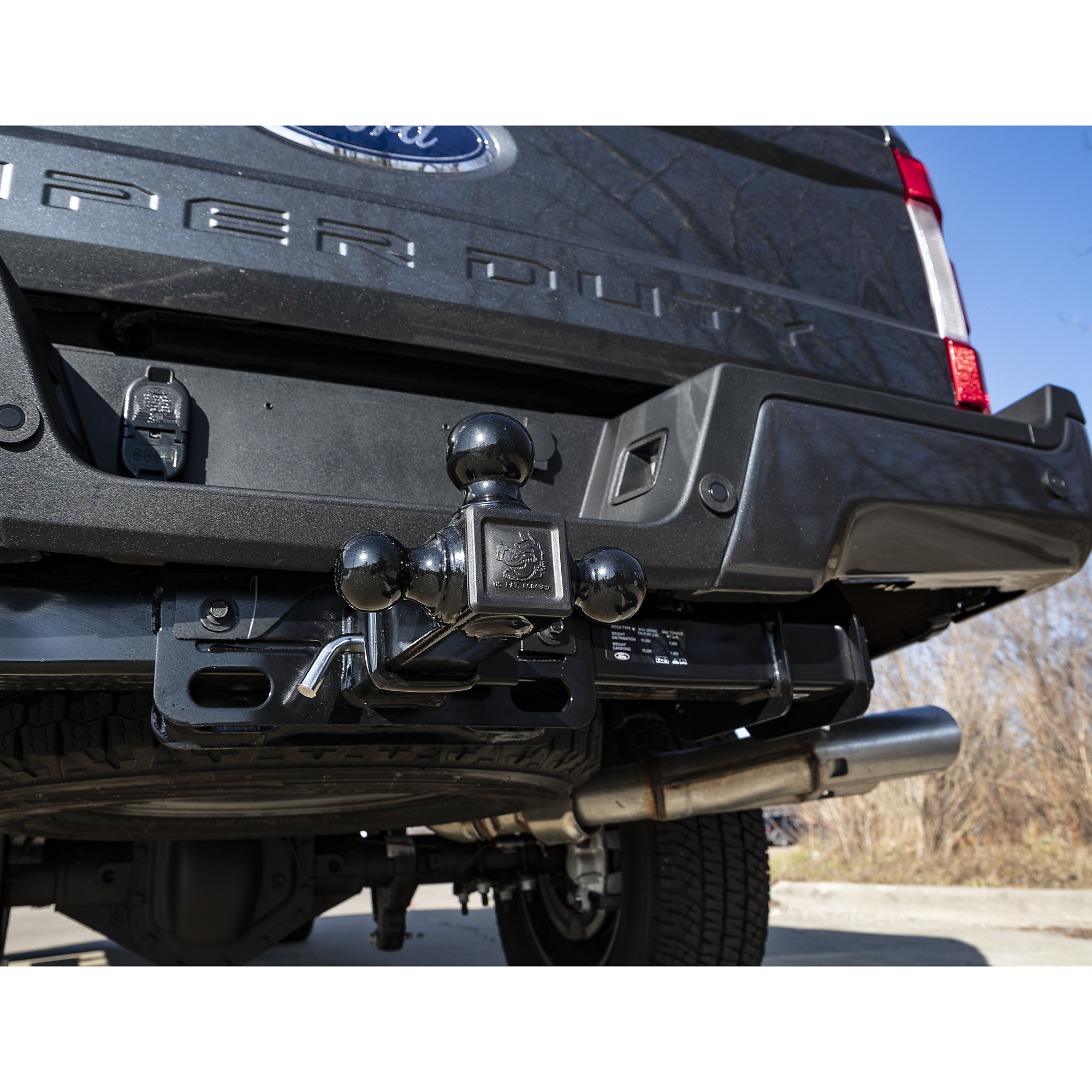 Buyers Products, Tri-Ball Hitch w Blck Towing Balls, 2-1/2in. Rcvr ...