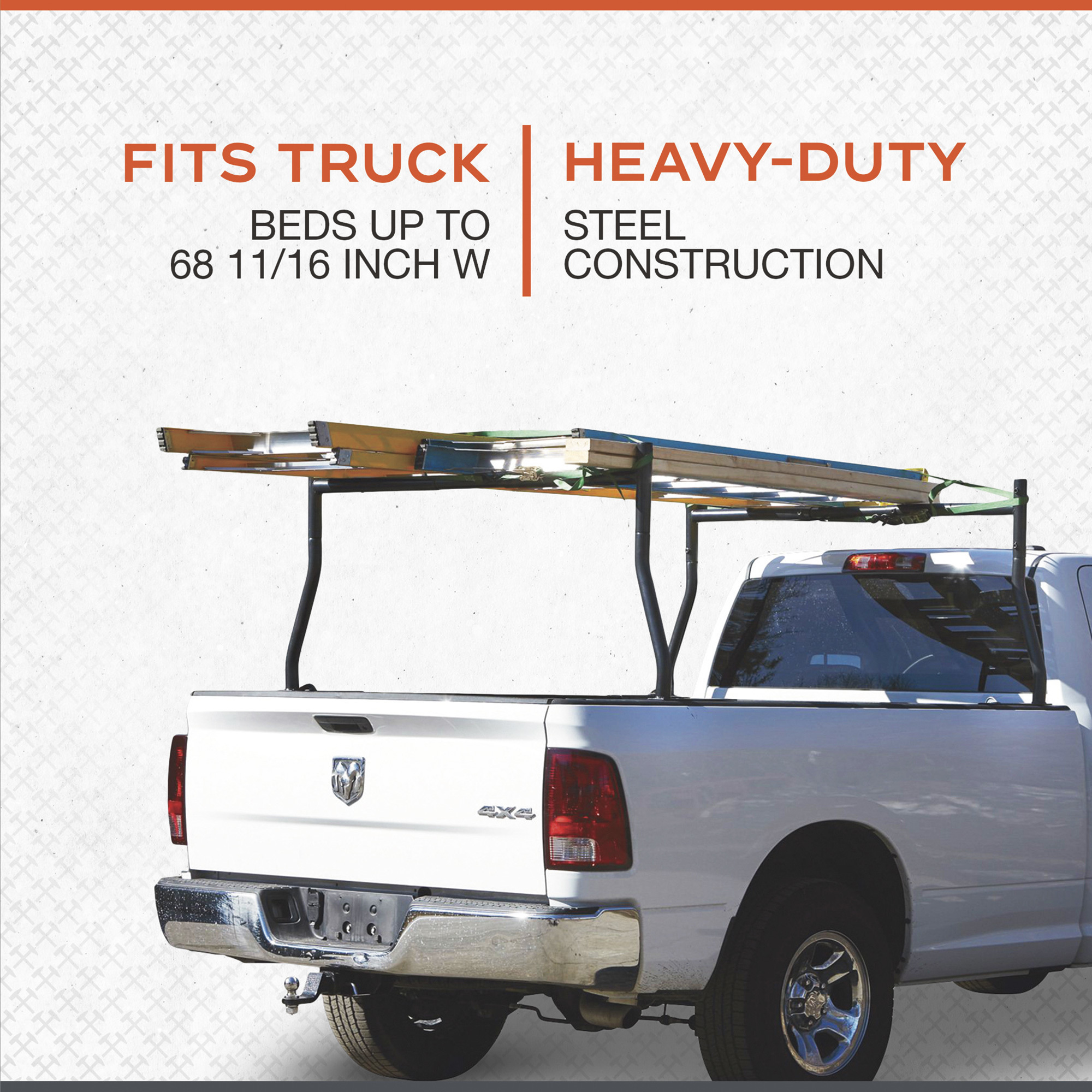 Ironton 4-Post Utility Truck Rack, 500-Lb. Capacity, Steel | Northern Tool