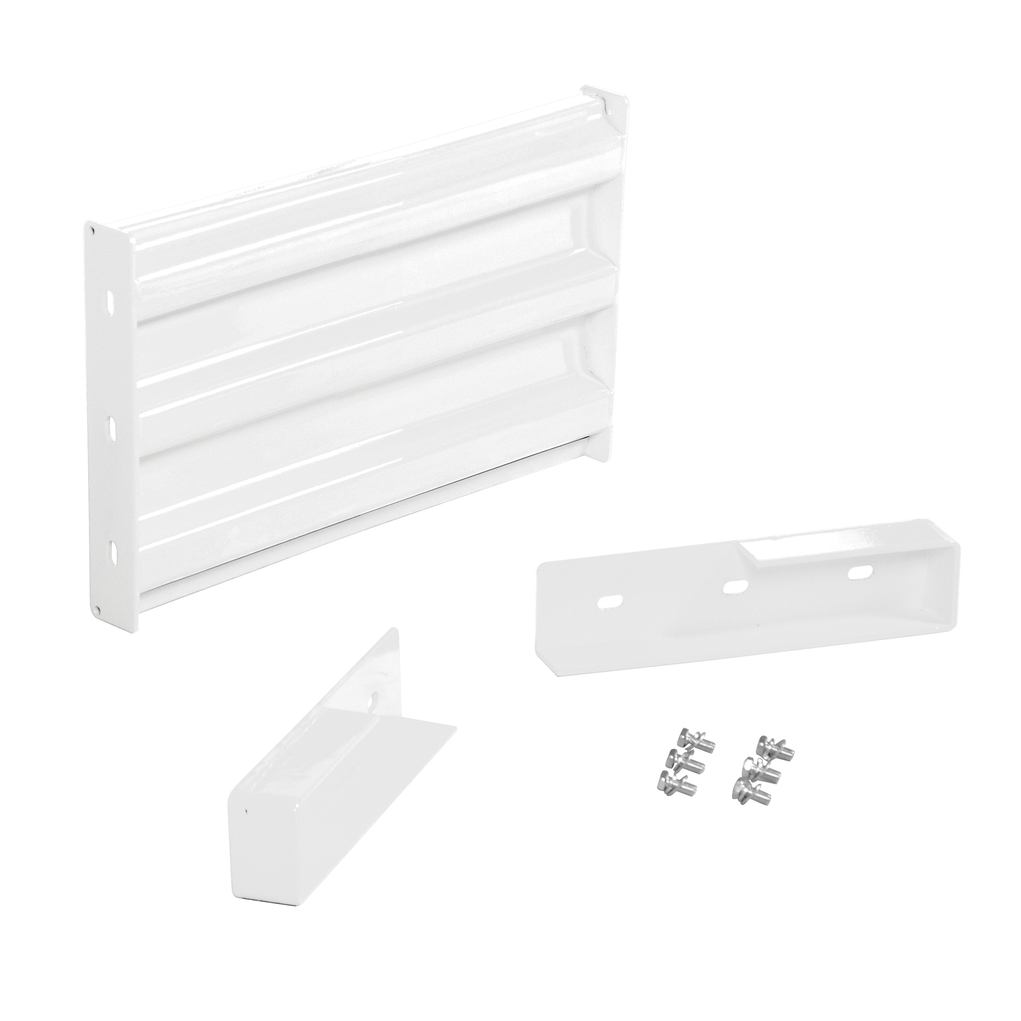 Vestil, 2ft. 3 Rib Drop In Guard Rail WH, Length 4 in, Model# GR-F3R-DI ...