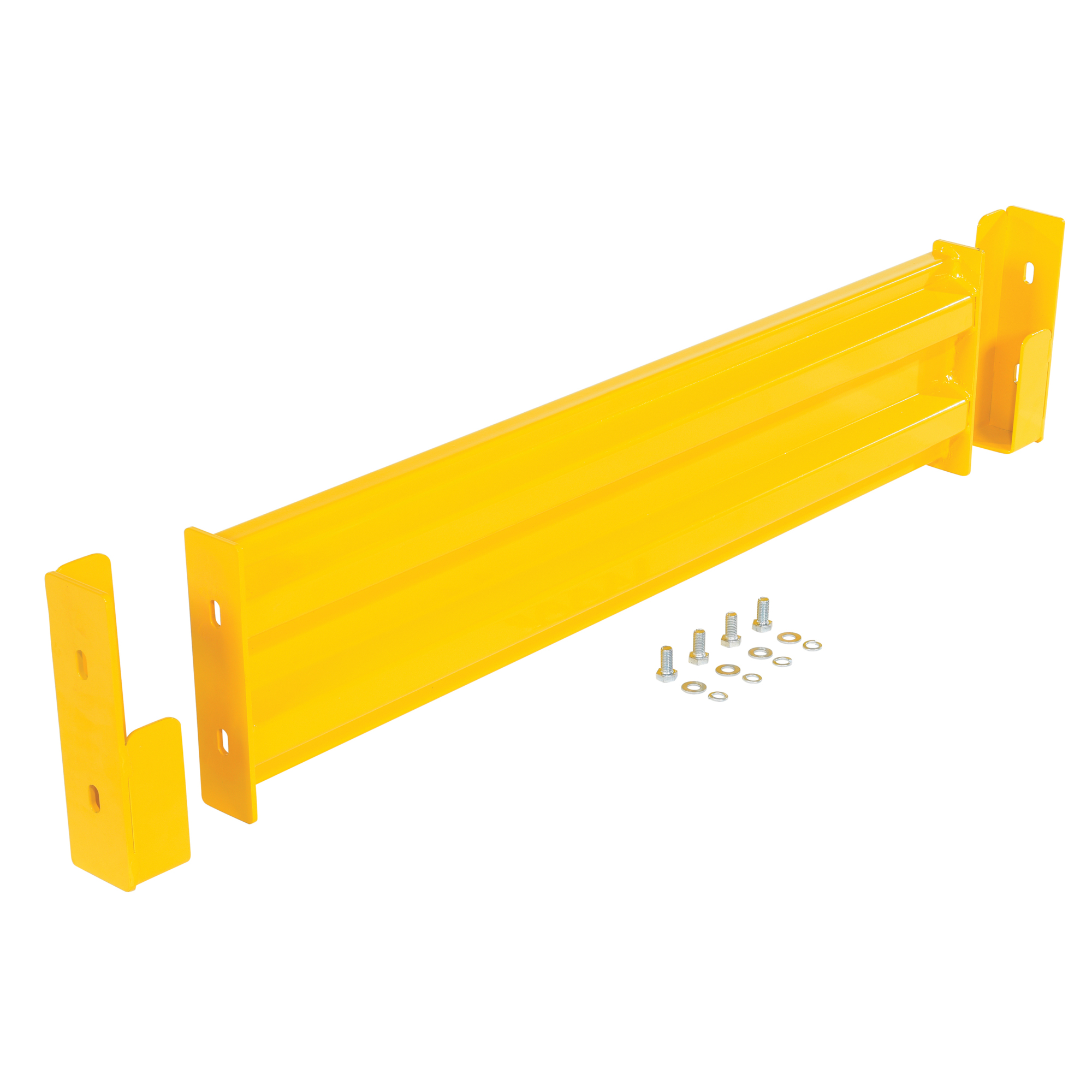 Vestil Drop-In Style Guard Rail - 42in., Double Ribbed, Yellow, Model ...