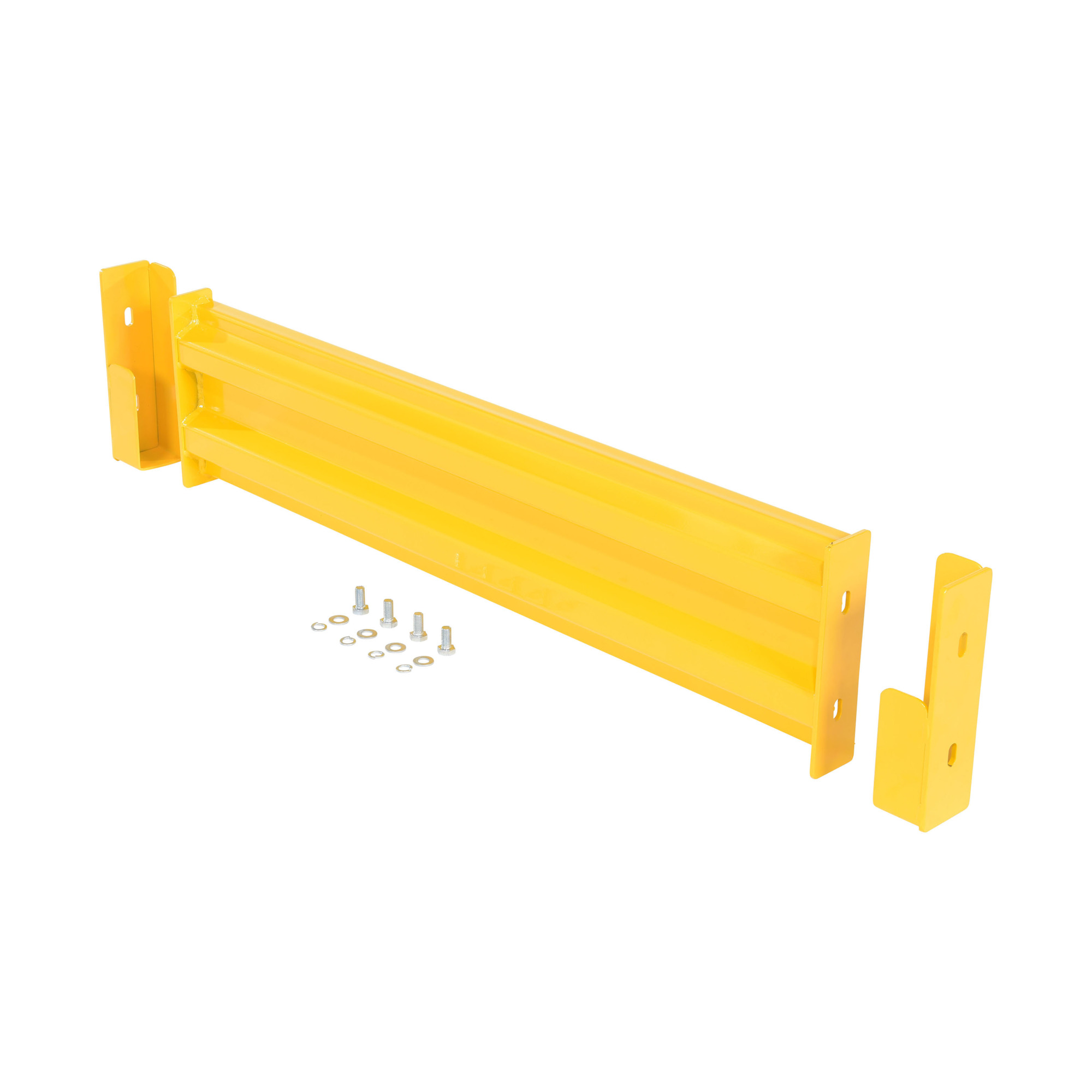 Vestil Drop-In Style Guard Rail - 42in., Double Ribbed, Yellow, Model ...