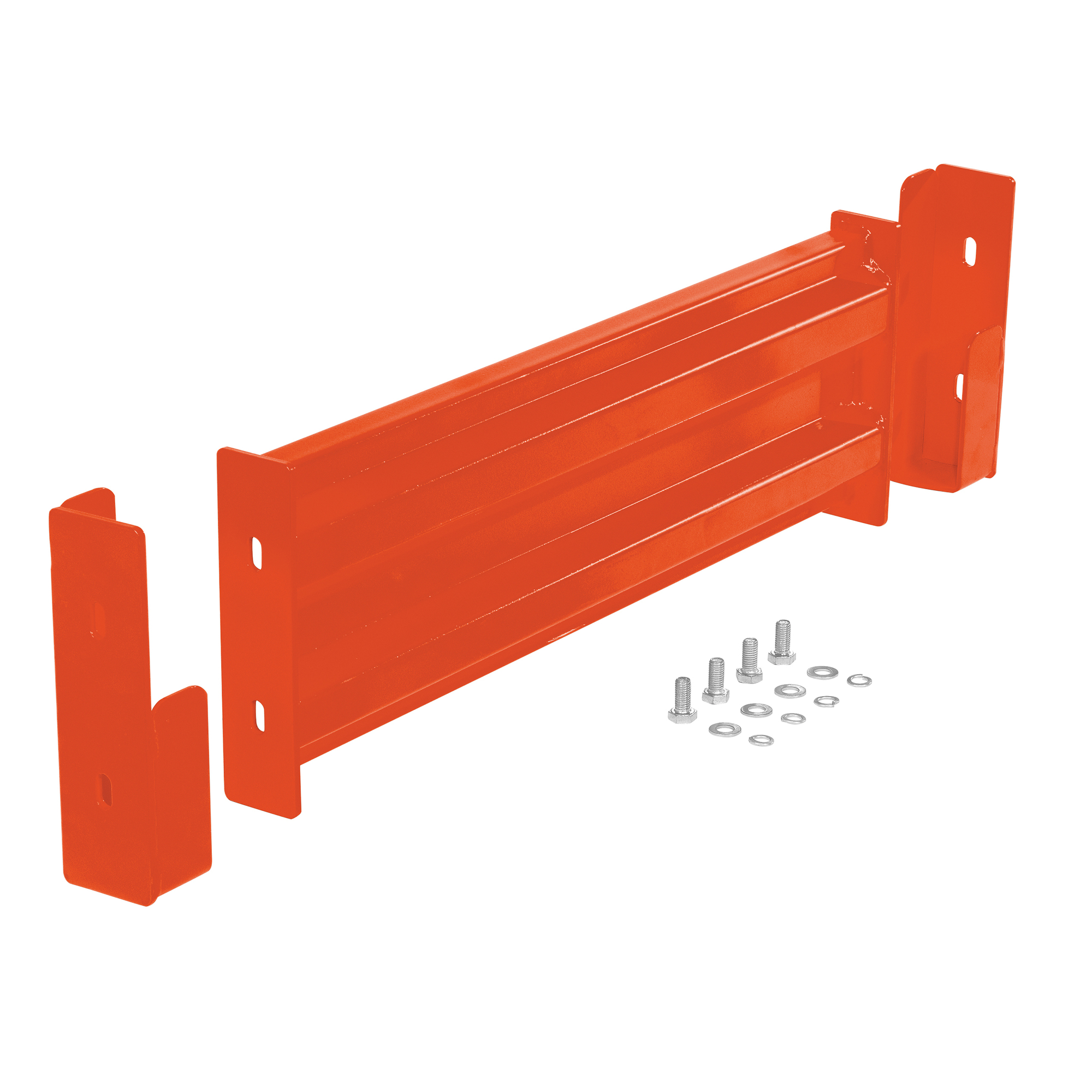 Vestil, 3ft. Drop In Guard Rail Orange, Length 29.875 in, Model# GR-F2R ...