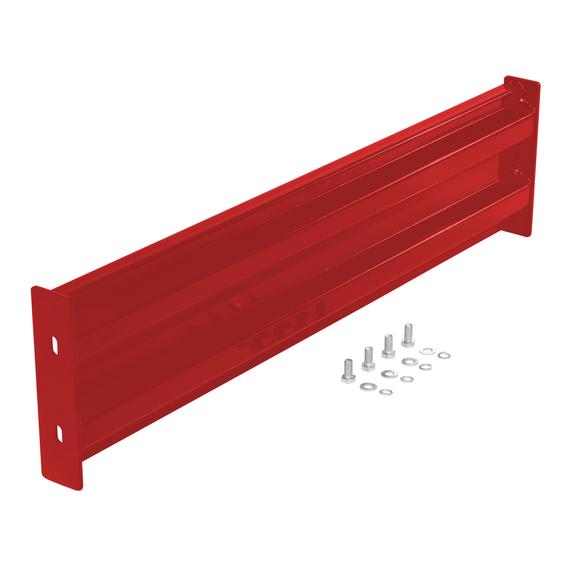 Vestil, 4ft. Bolt On Guard Rail Red, Length 41.875 in, Model# GR-F2R-BO ...