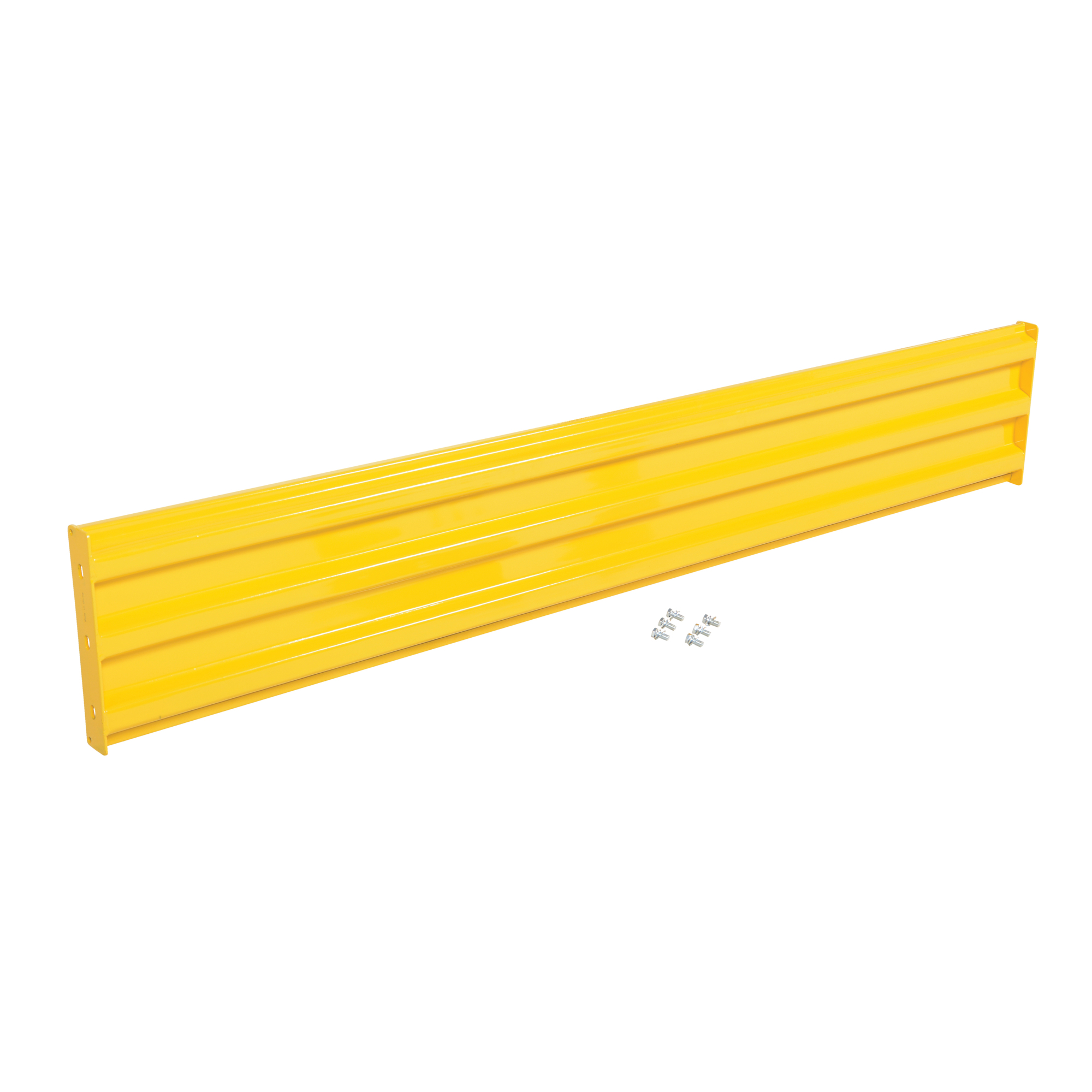 Vestil Bolt-On Style Guard Rail - 77.875in. Length, 3 Ribs, Powder ...