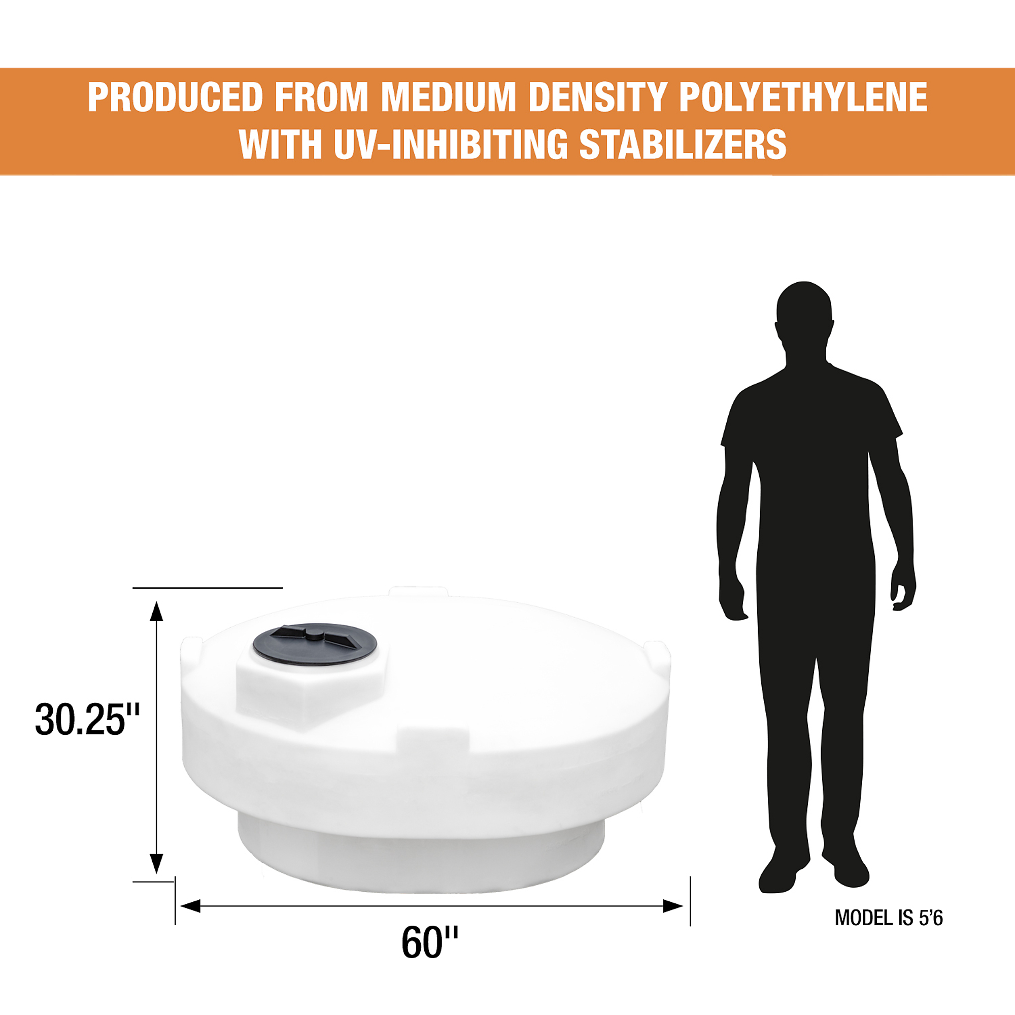 RomoTech, 210 Gal Reservoir Water Storage Tank Liquid Pick Up Trucks ...