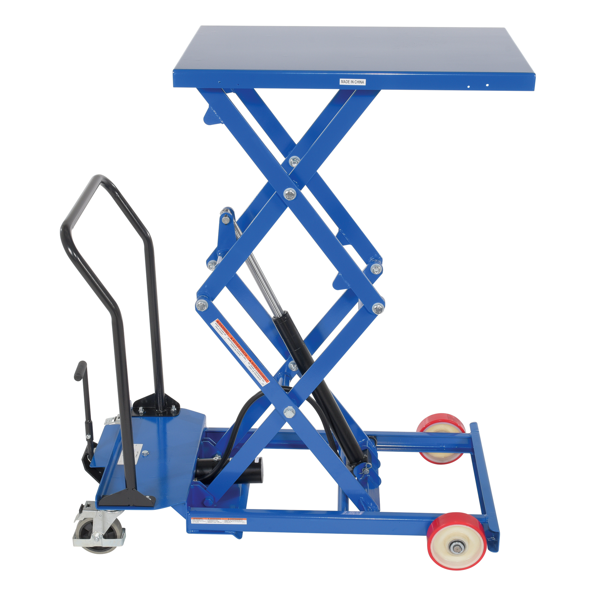 Vestil, Premium double scissor cart with foot release, Capacity 600 lb ...