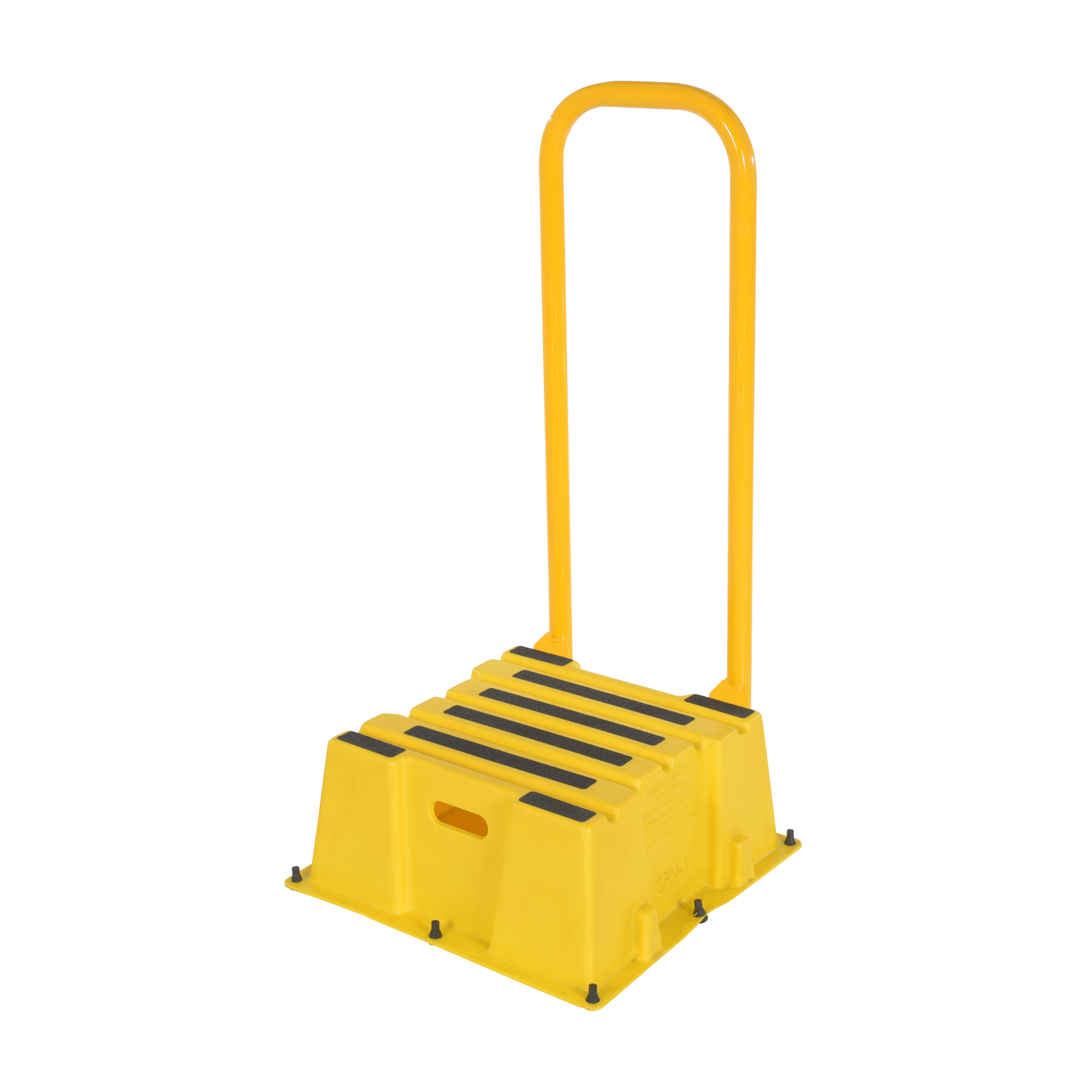 Vestil Poly 1 Step 50in. Stackable Steps w/Handrails, 500lb.Capacity ...