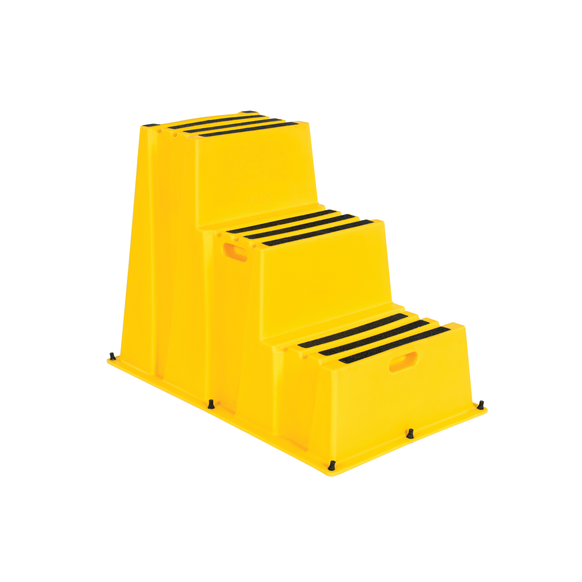 Vestil Stackable Poly Steps - 3 Steps, 30.5in., 500-Lb. Capacity ...