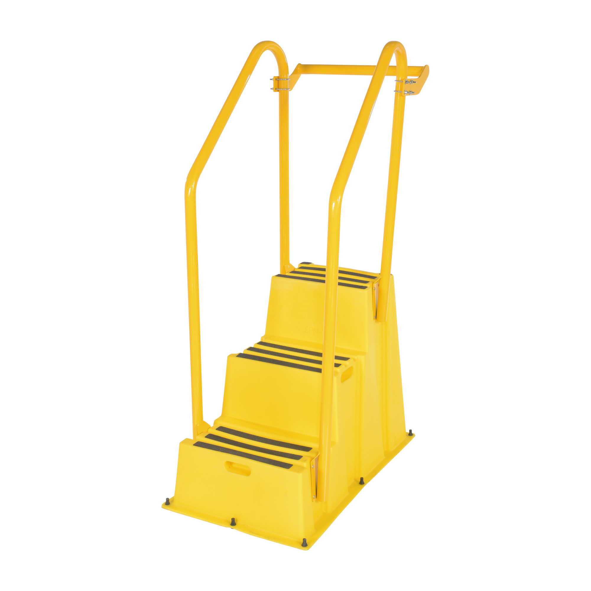 Vestil, Polyethylene Nestable with Hand and Back Rails 3 Step 500 Lb ...