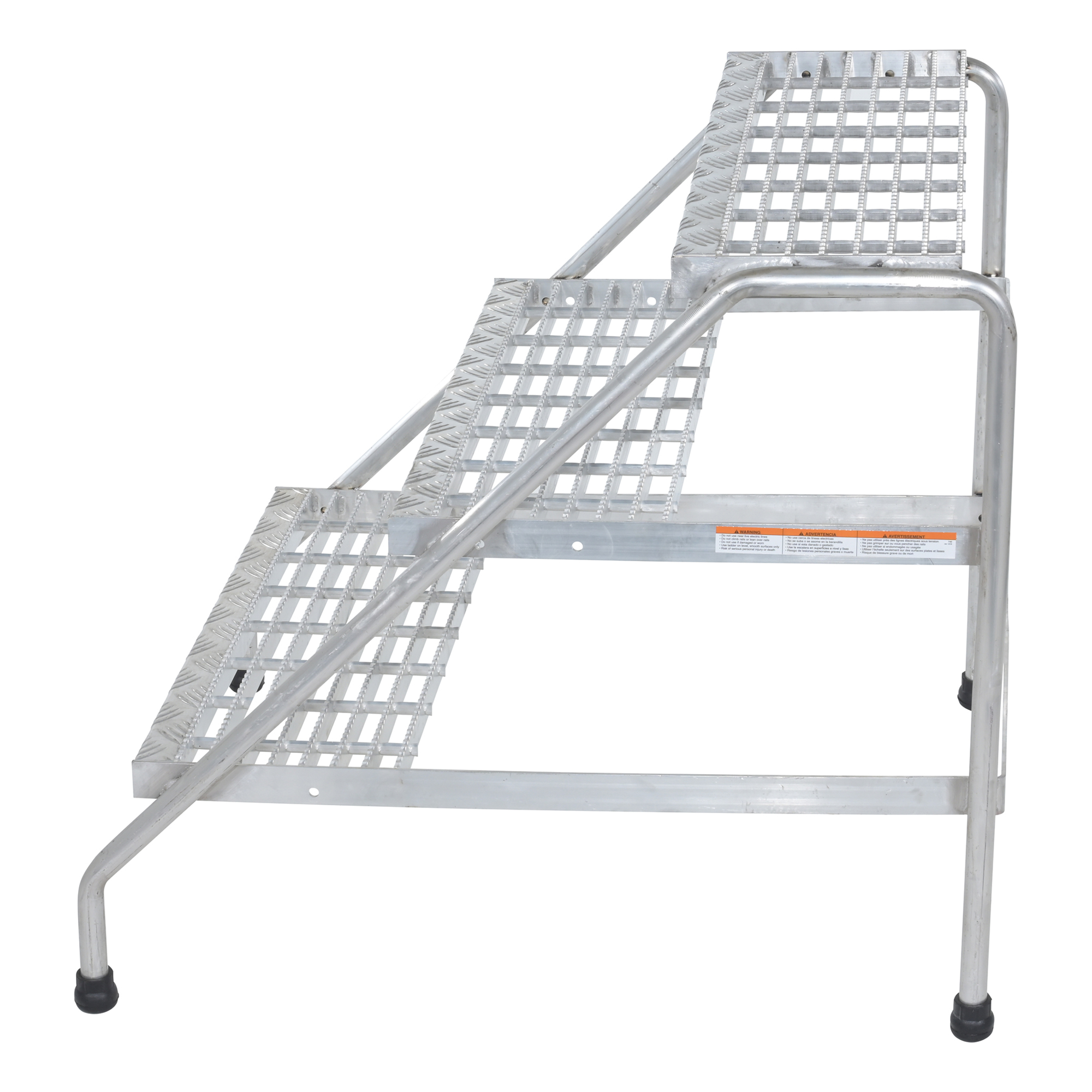 Vestil Aluminum Step Stand - 3 Steps, 30in. Wide, 500-Lb. Capacity ...