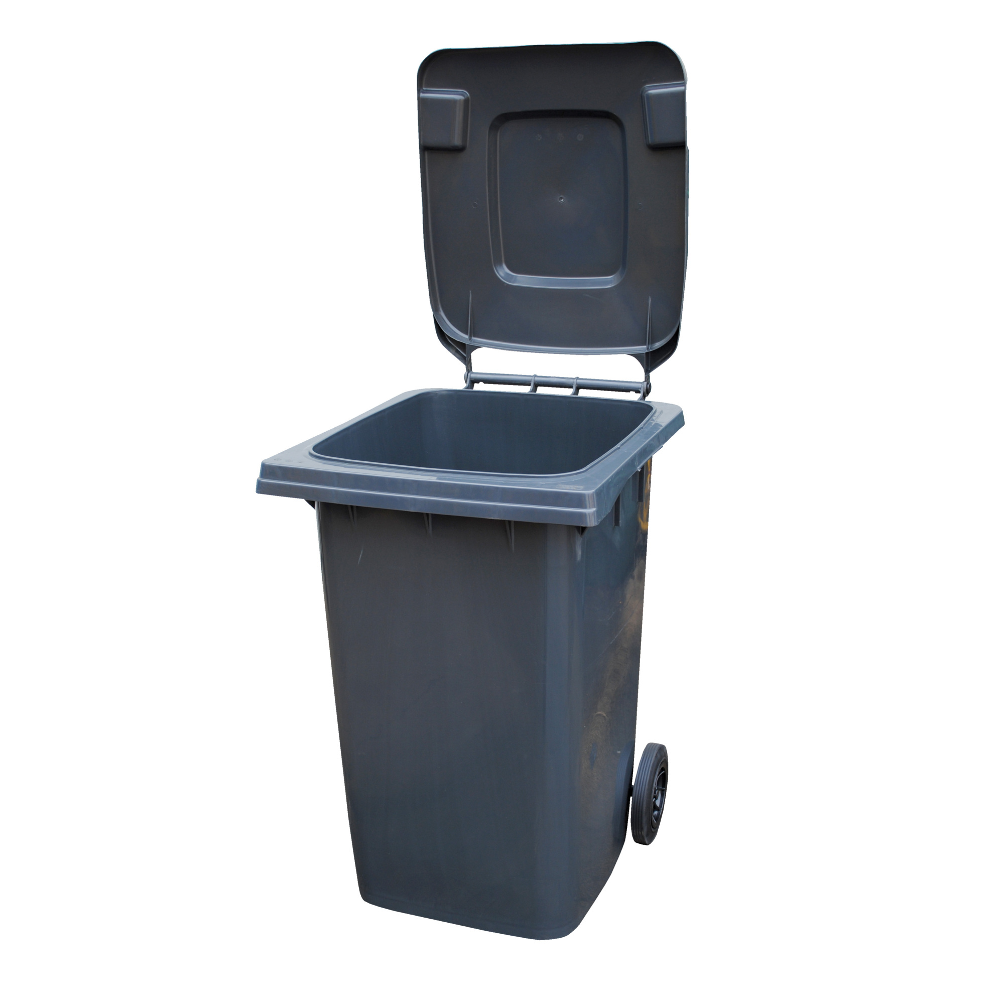 Vestil, Trash Can, Capacity 95 Gal, Color Family Gray, Material ...