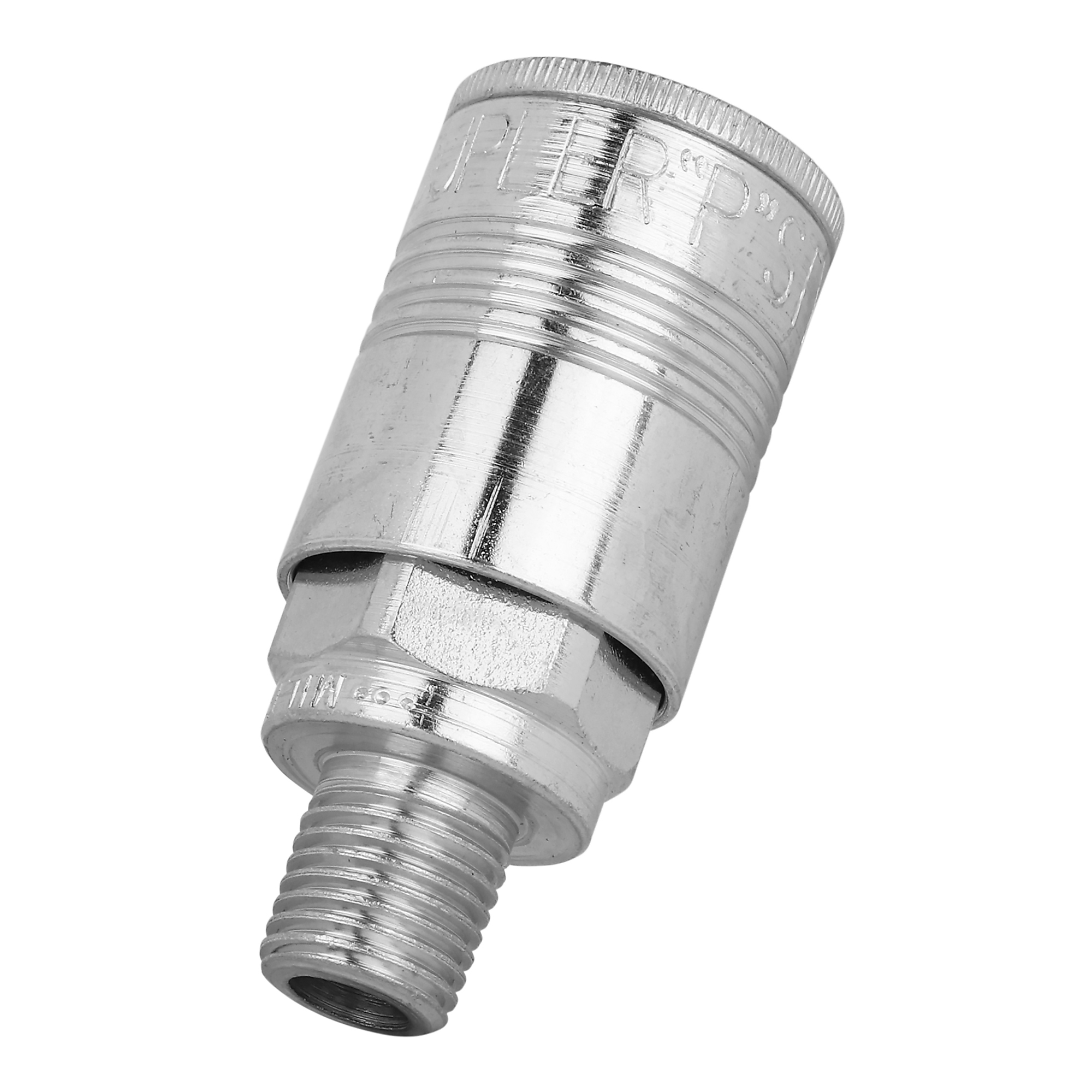 Milton, 1/4in.MNPT 3/8in. Coupler P-Style, Coupler Size 3/8 in, Model ...