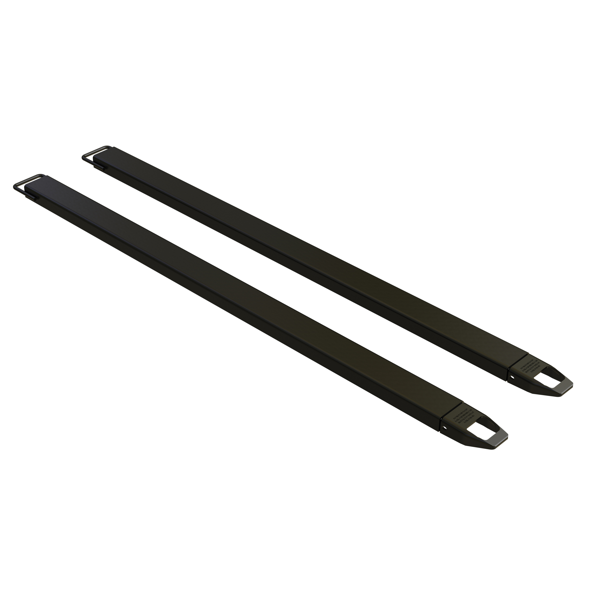 Vestil, 4in.x96in. Fork extensions 4k black, Load Capacity 4000 lb ...