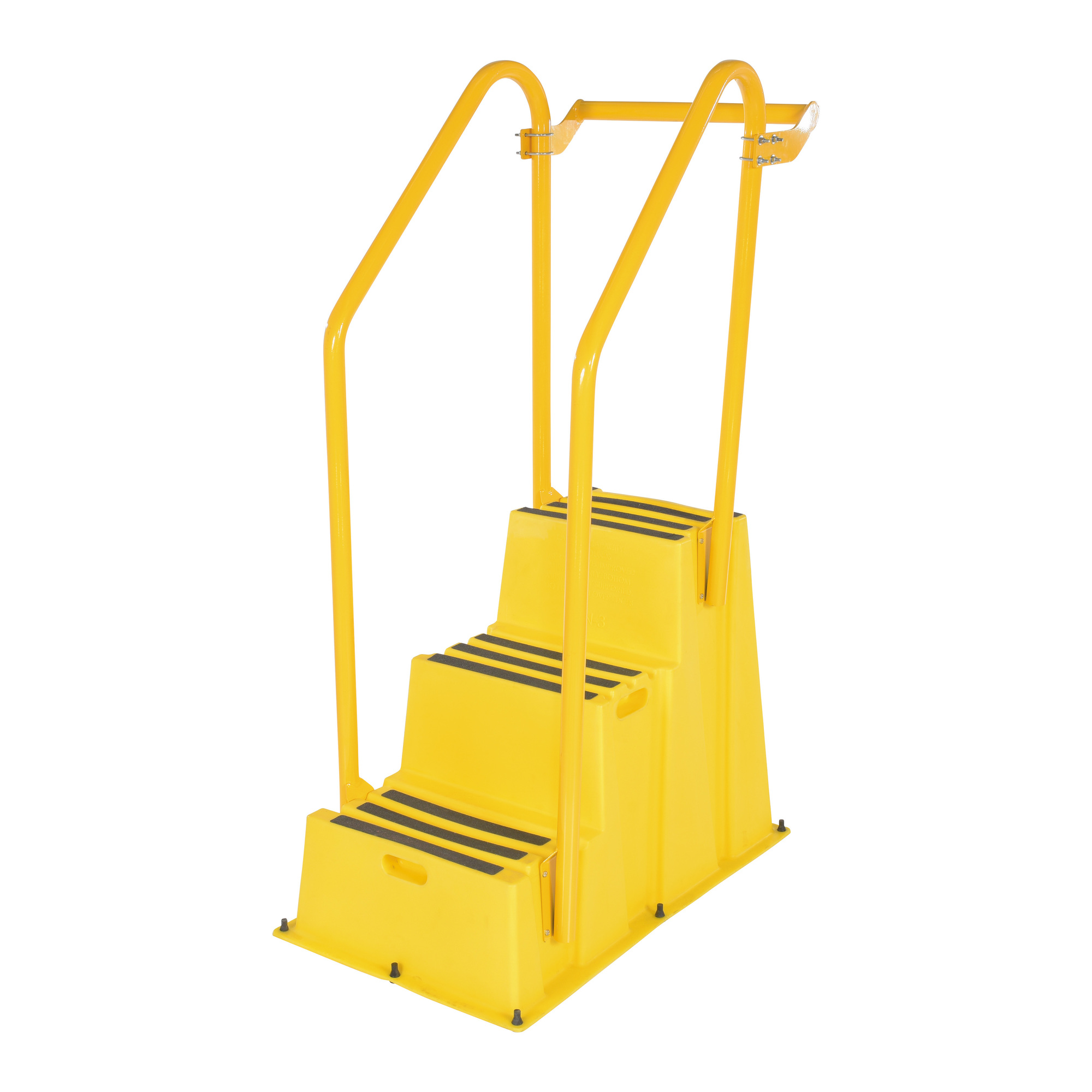 Vestil Step Stool 64.in Poly Stackable Steps 500lb. Capacity, Model ...