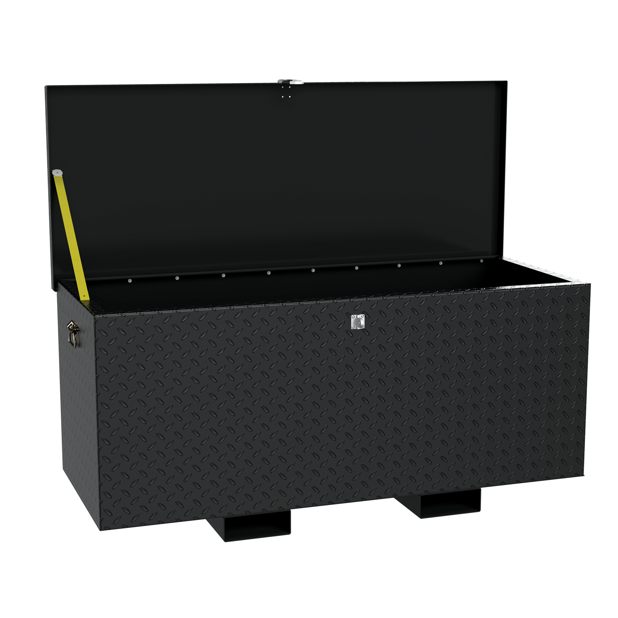 Vestil, Steel tread plate toolbox with fork pockets 3k, Capacity 20 ft³ ...