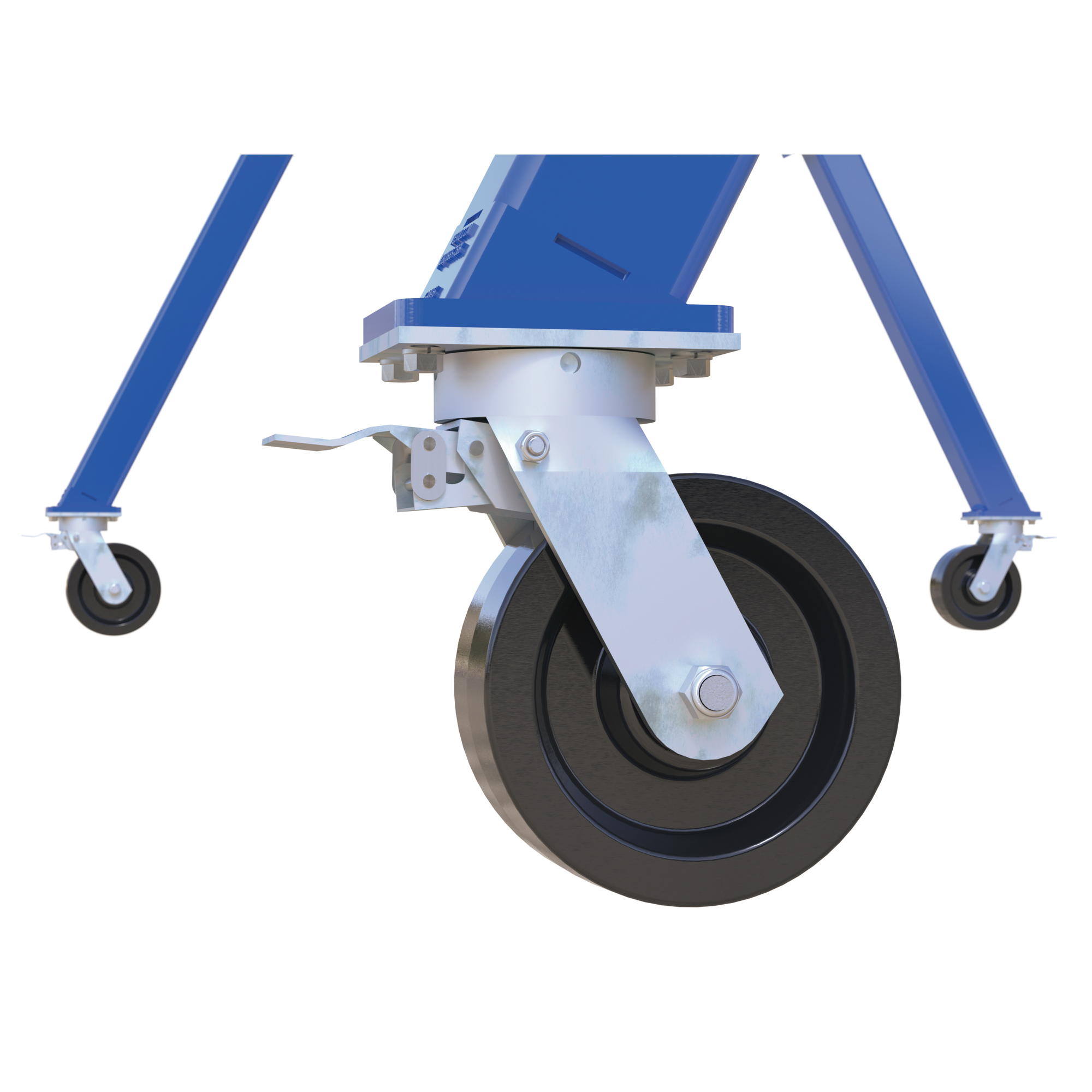 Vestil, Adjustable height steel crane 10ft. x 16ft., Material Steel ...