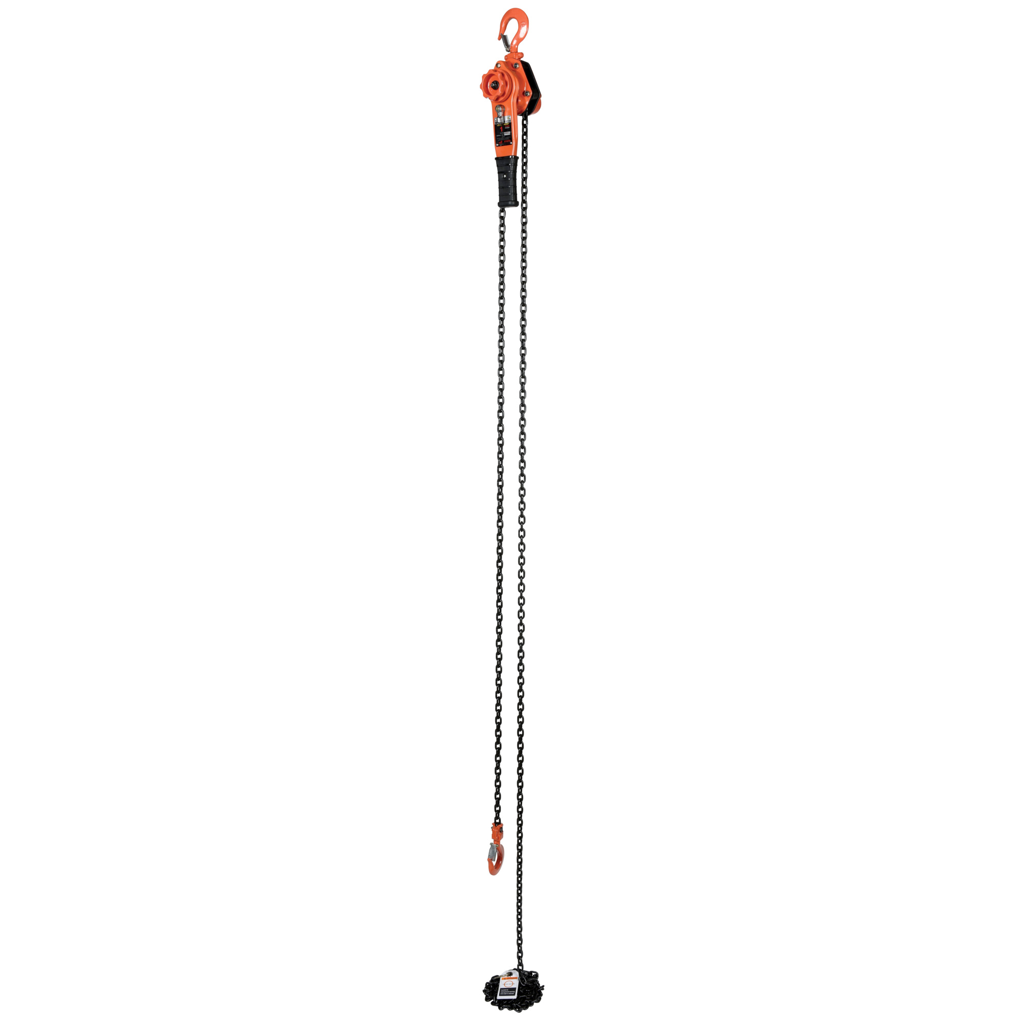 Vestil, Professional lever hoist 2k capacity, Capacity 2000 lb, Lift ...