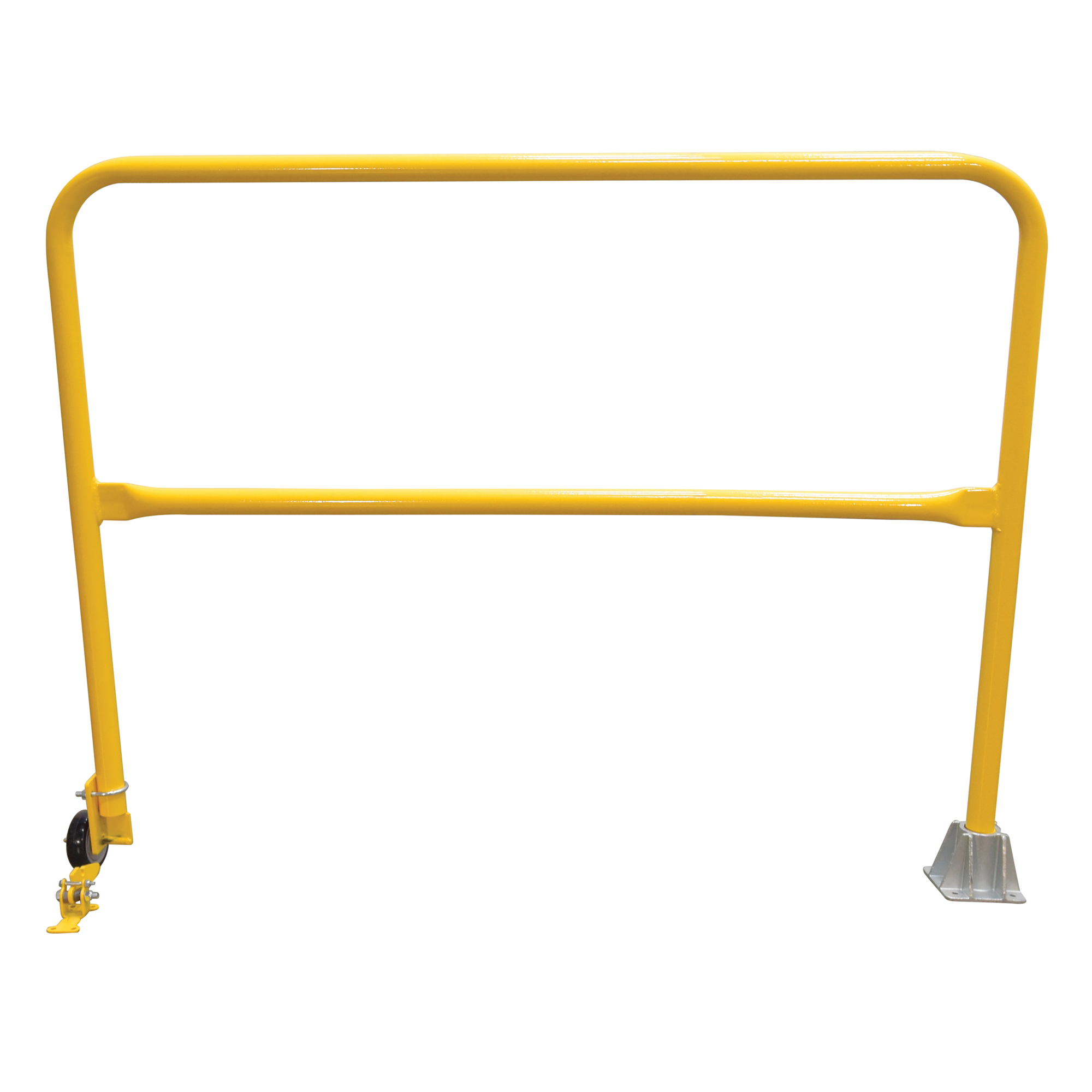 Vestil Steel Dock Safety Swing Gate - 5ft. Length, Yellow, Model# SSG-5 ...