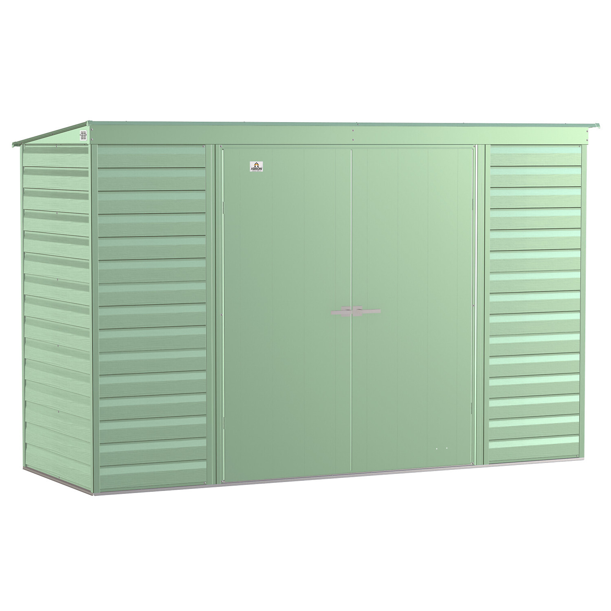 Arrow Storage Products, Select Steel Shed 10x4 Sage Green SCP104SG ...