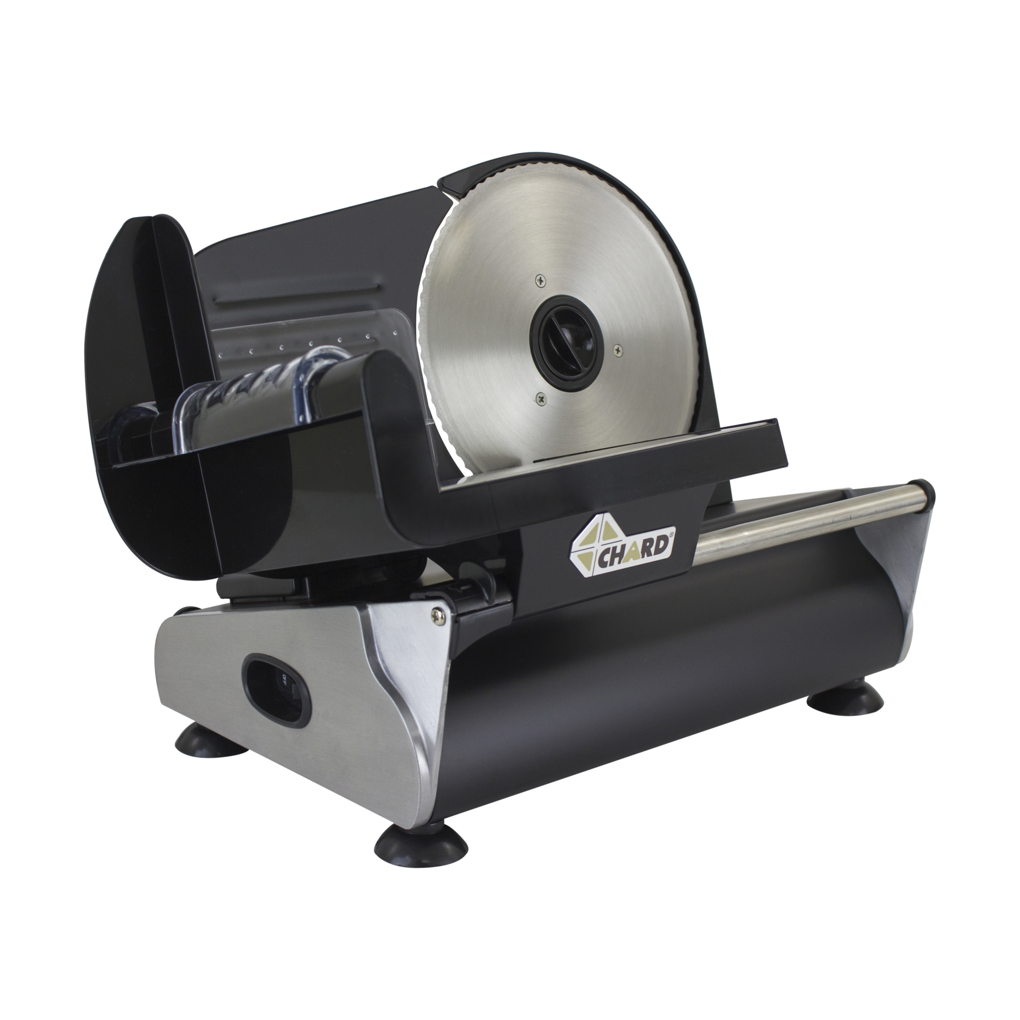 Chard, 7 1/2’’ Slicer 150 Watt Slicer, Black, Blade Diameter 8 in ...