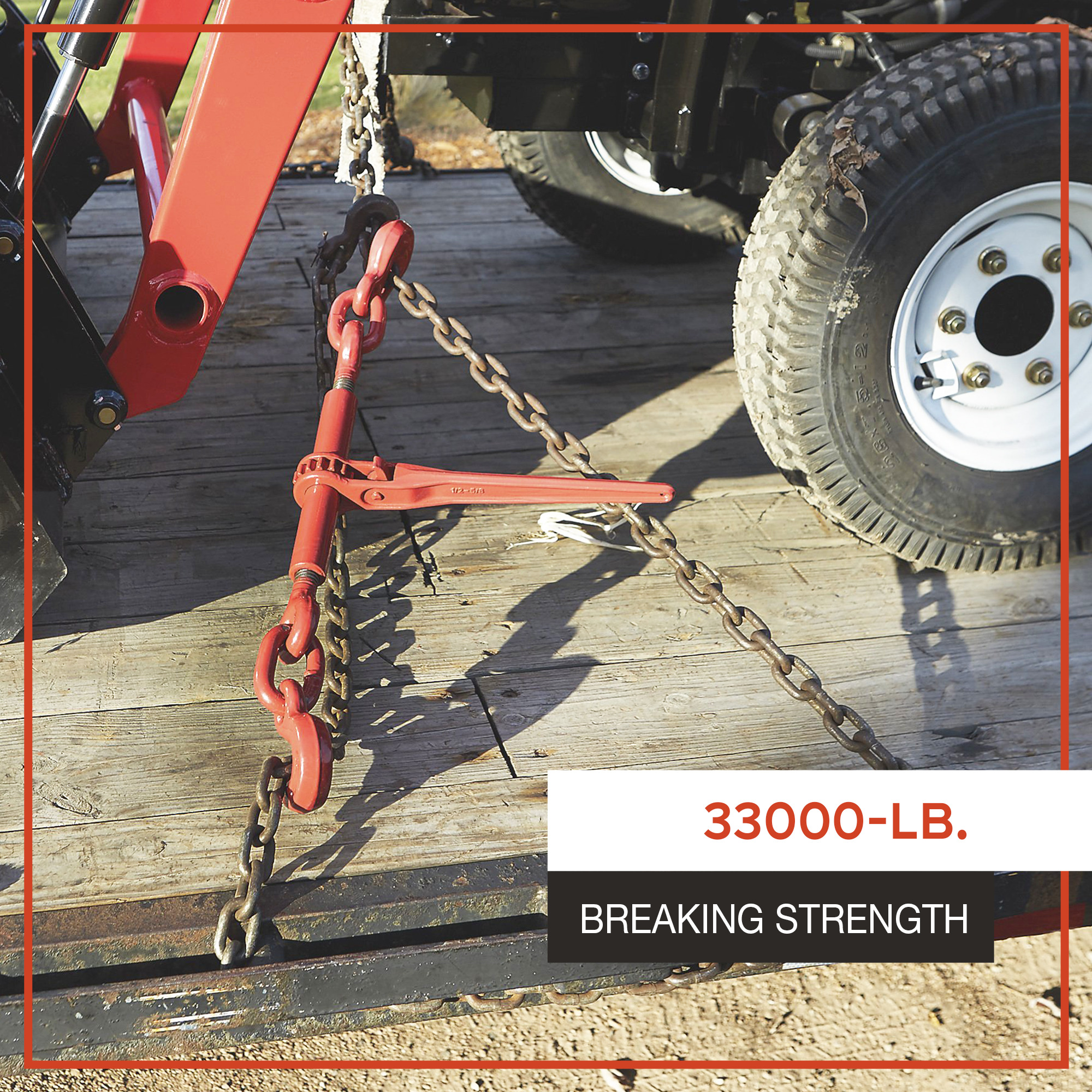 Ultra-Tow 3/8in.–1/2in. Ratchet Load Binder, 9200-Lb. Capacity, 33,000 ...