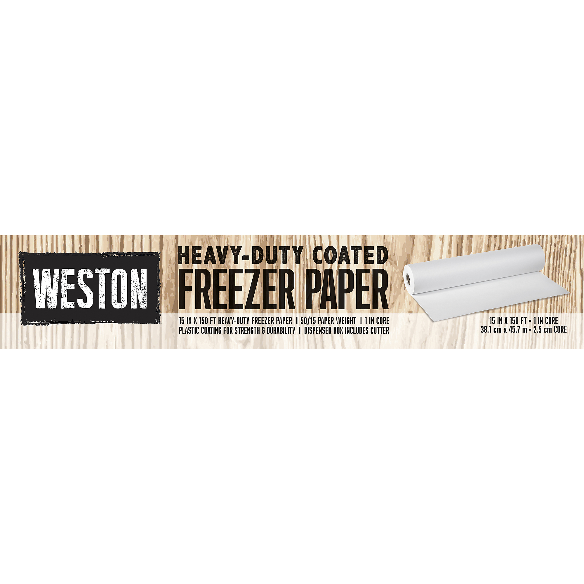 Weston Brand Heavy Duty Coated Freezer Paper 15in. x 150ft., Model# 83 ...